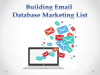 PPT - Email Marketing Techniques - E Database Marketing PowerPoint ...