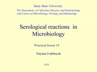 PPT - Serological tests PowerPoint Presentation, free download - ID:6627180