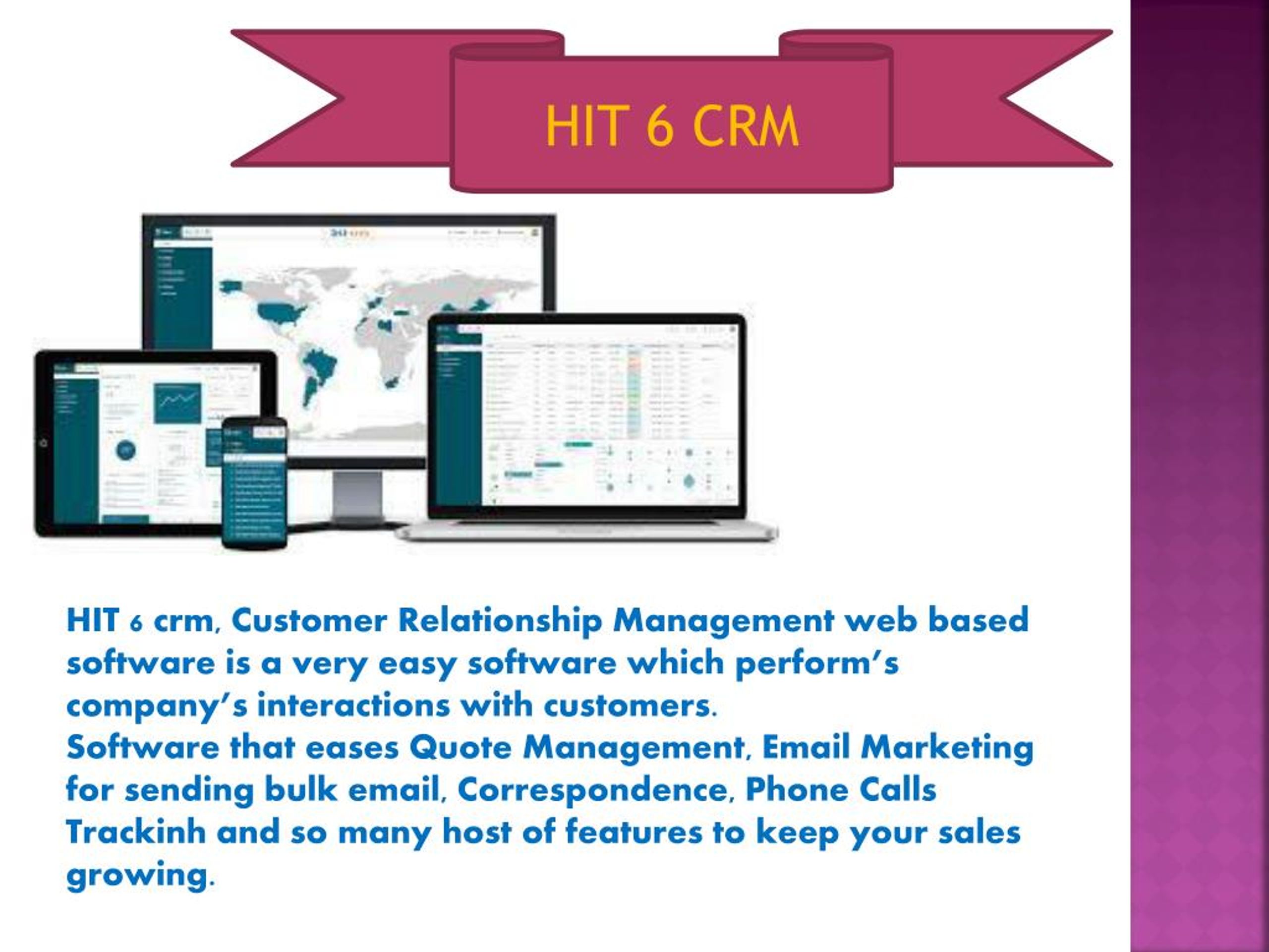 PPT - HIT6CRM Web Based CRM Software PowerPoint Presentation, free ...