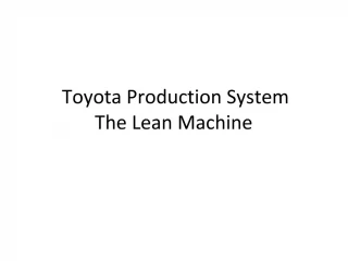 PPT - Lean manufacturing and the Toyota Production System PowerPoint ...