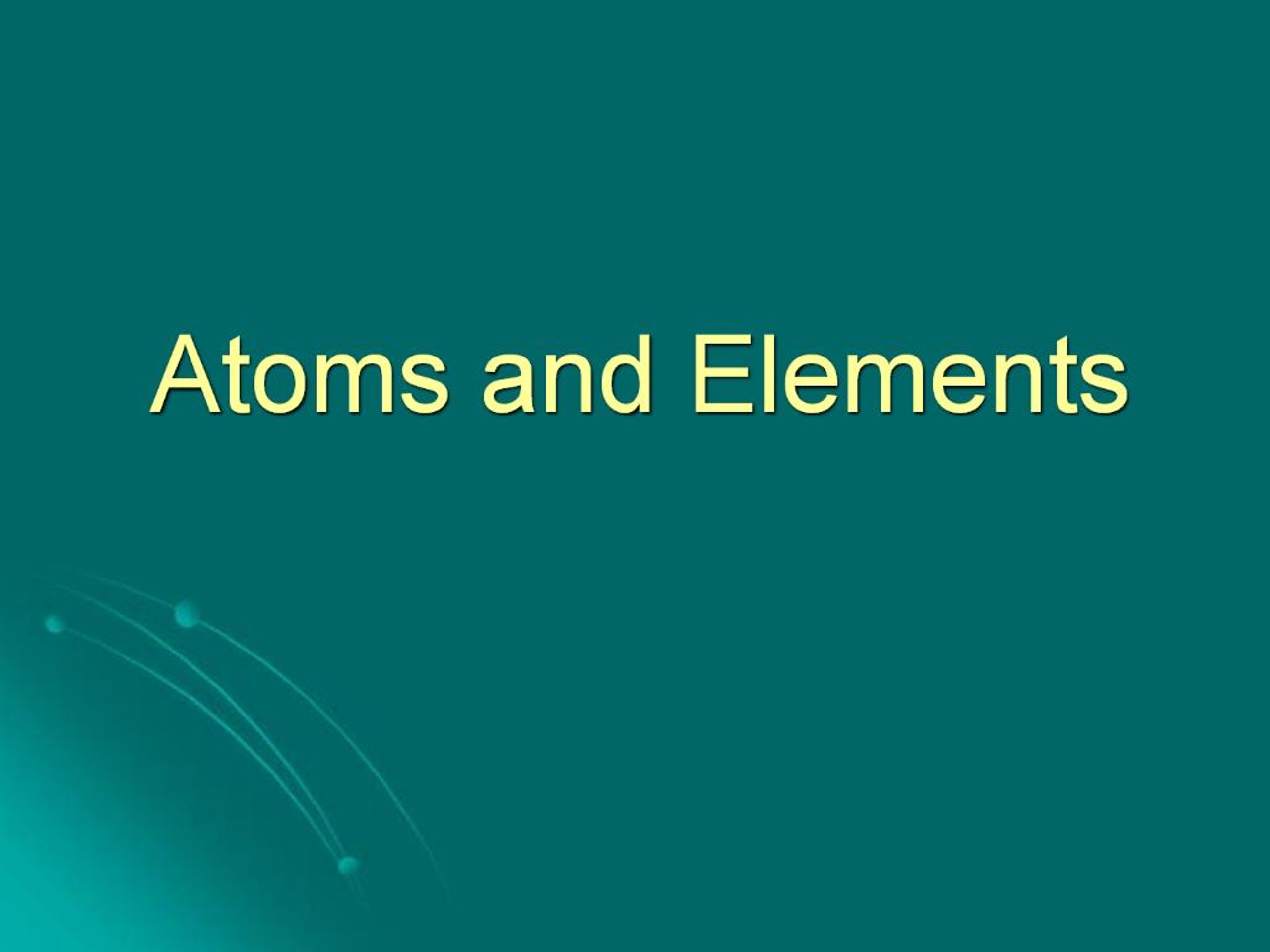 PPT - Atoms and Elements PowerPoint Presentation, free download - ID:758477