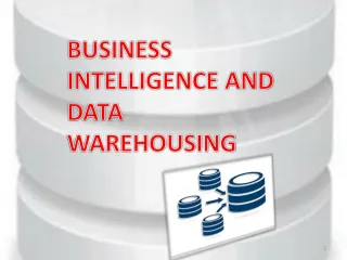 PPT - Data Warehousing and Business Intelligence PowerPoint Presentation - ID:9269864