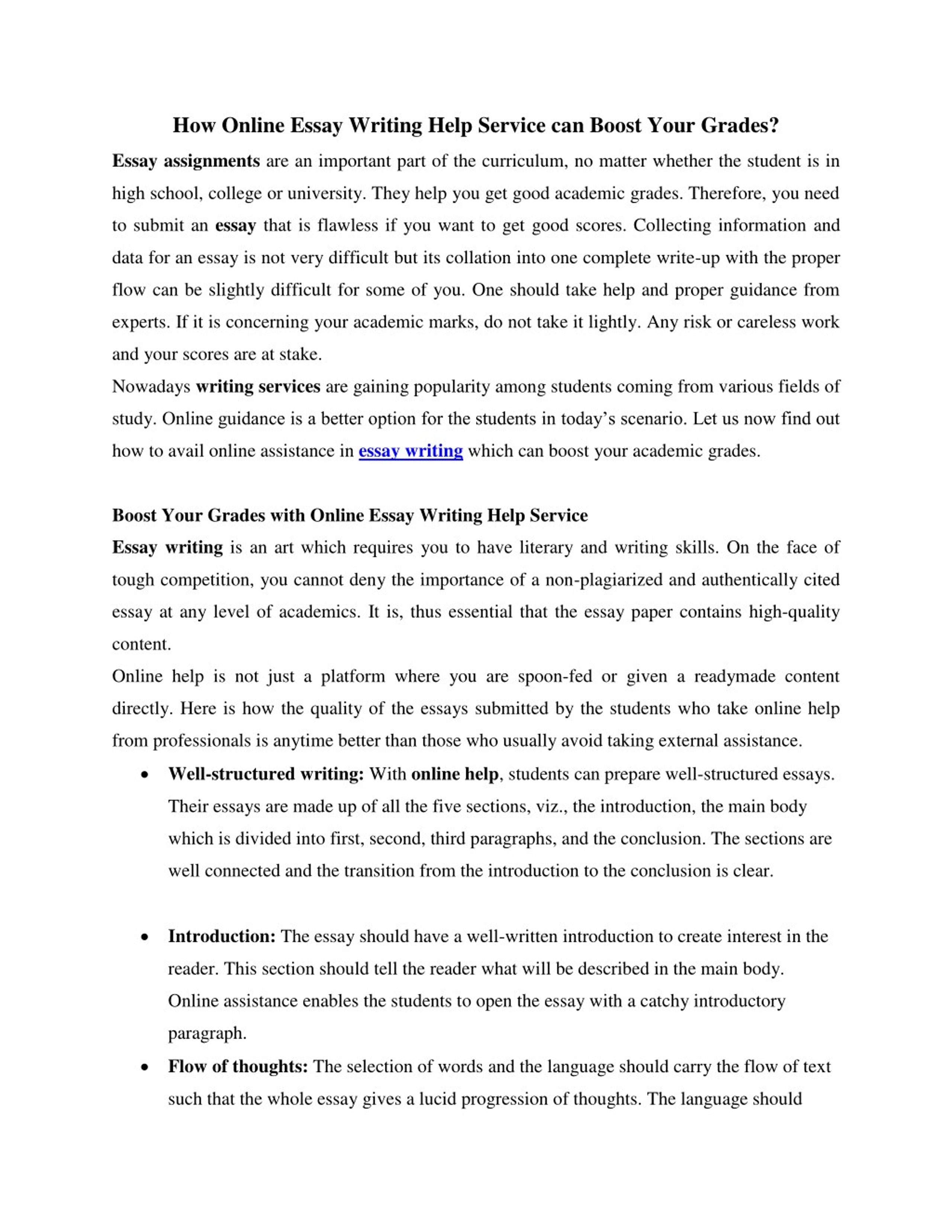 PPT - How Online Essay Writing Help Service can Boost Your Grades ...