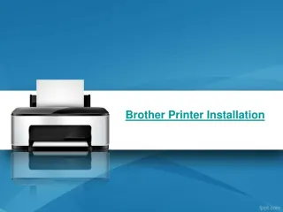 PPT - Brother printer Drivers mac downloading and installation ...