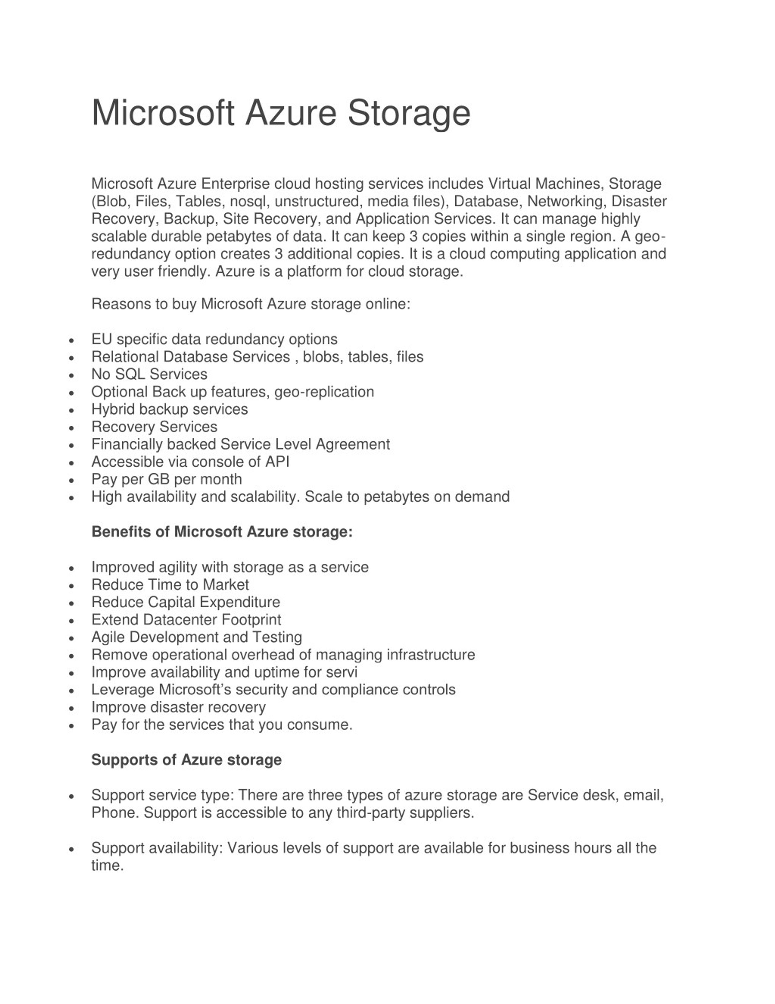 PPT - Microsoft Azure Storage-Mismosystems PowerPoint Presentation, free download - ID:7593594