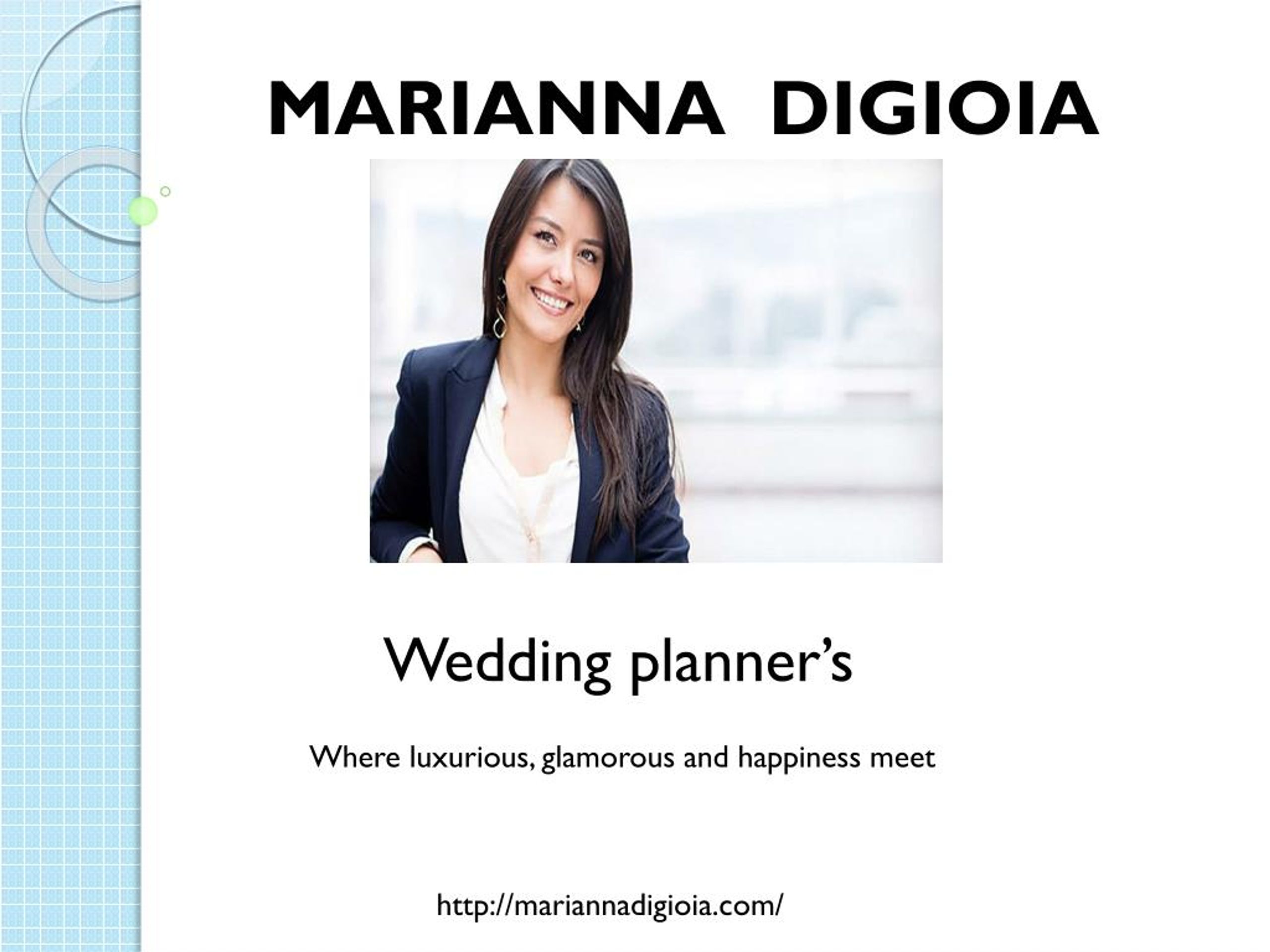 PPT - Marianna Digioia wedding planner in USA PowerPoint Presentation ...
