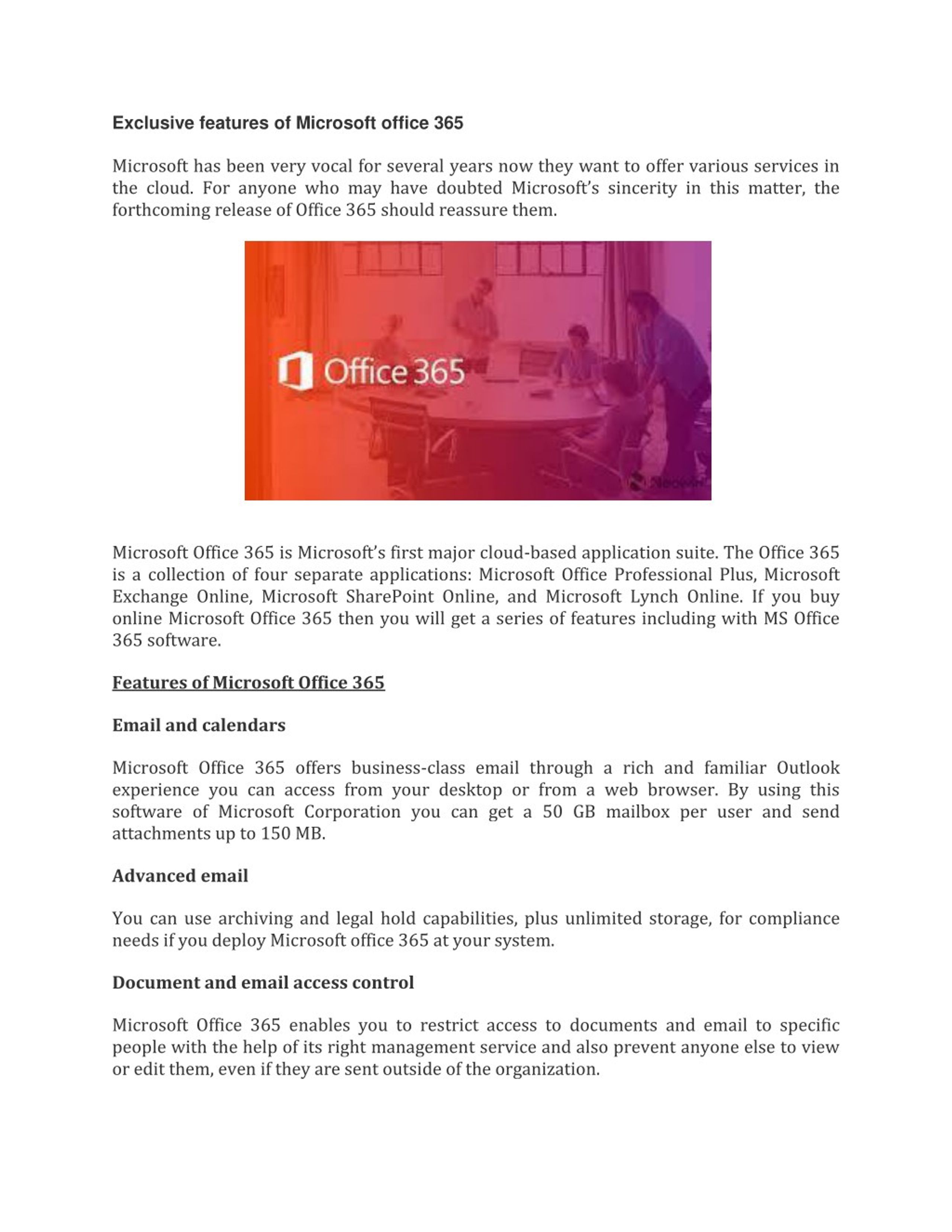 PPT - Exclusive features of Microsoft office 365 PowerPoint ...