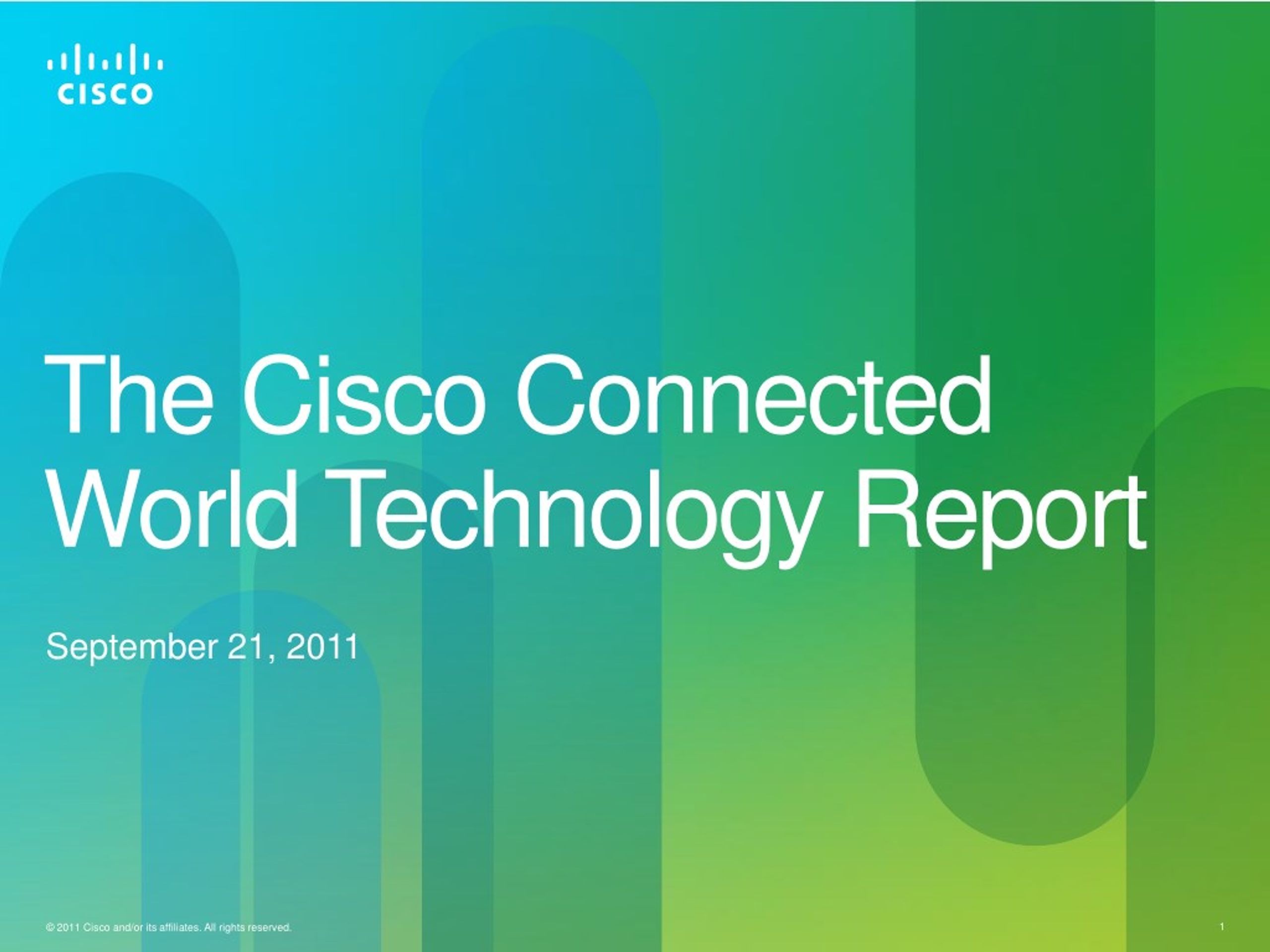 PPT - The Cisco Connected World Technology Report PowerPoint ...