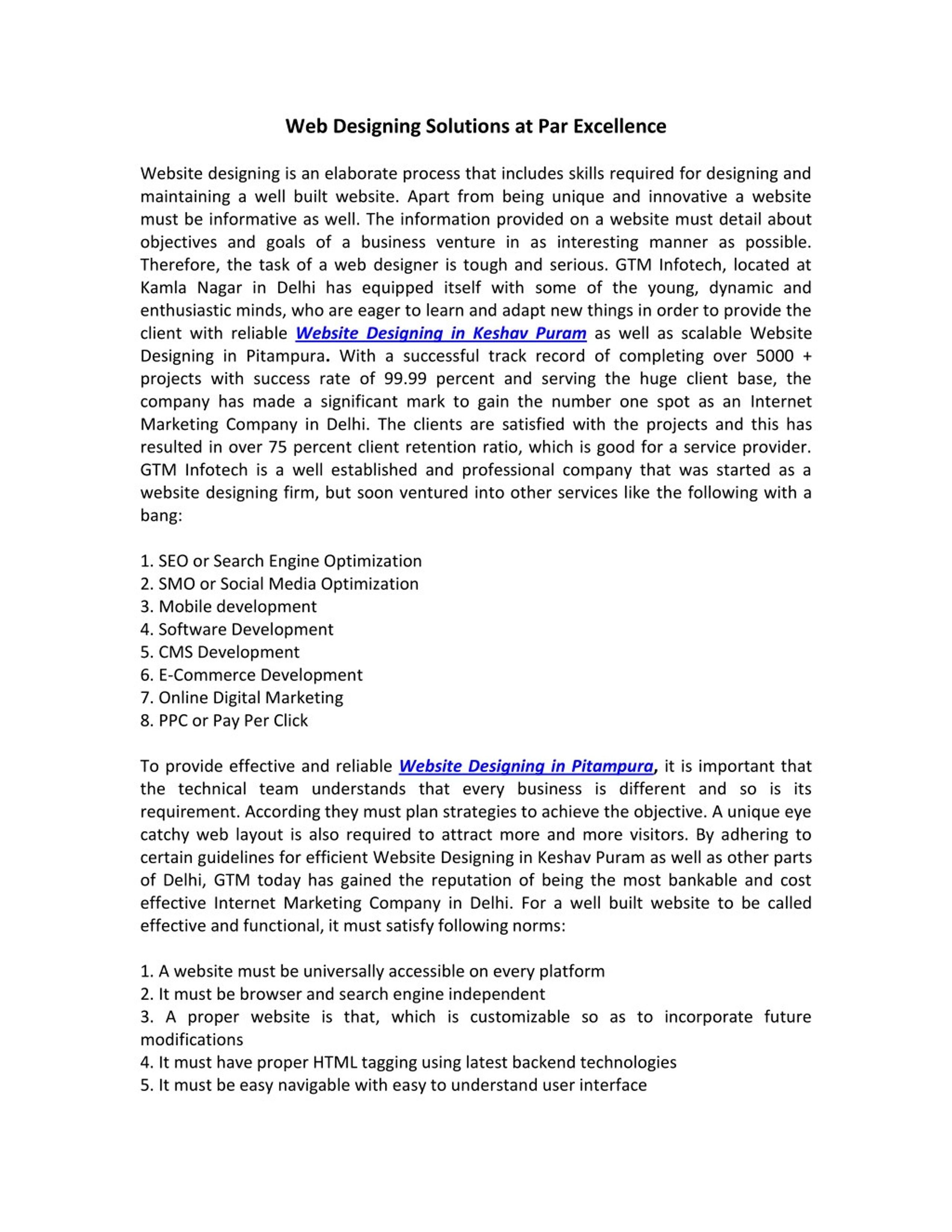 PPT - Web Designing Solutions at Par Excellence PowerPoint Presentation ...