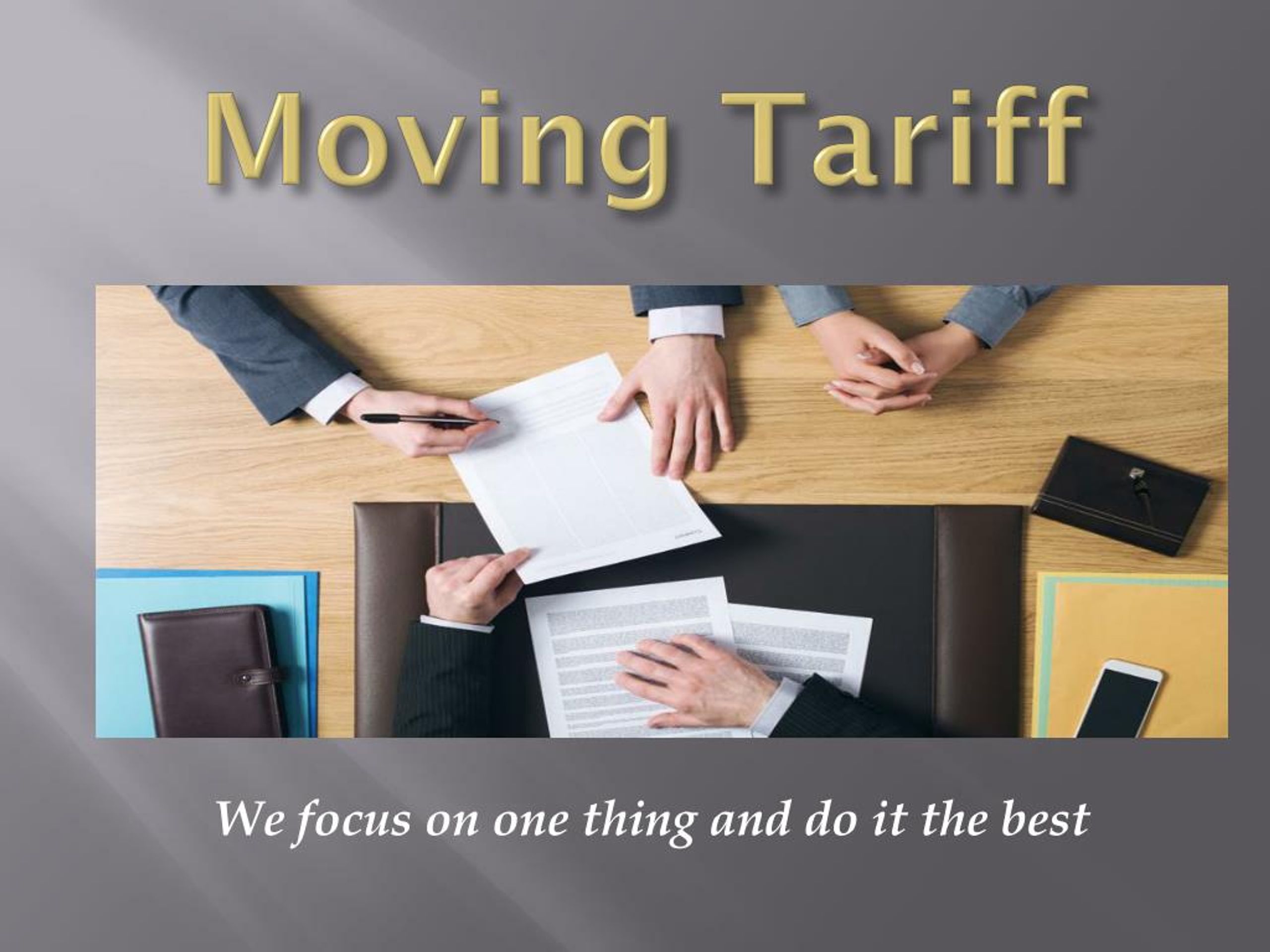 PPT - Moving Tariff PowerPoint Presentation, free download - ID:7599656