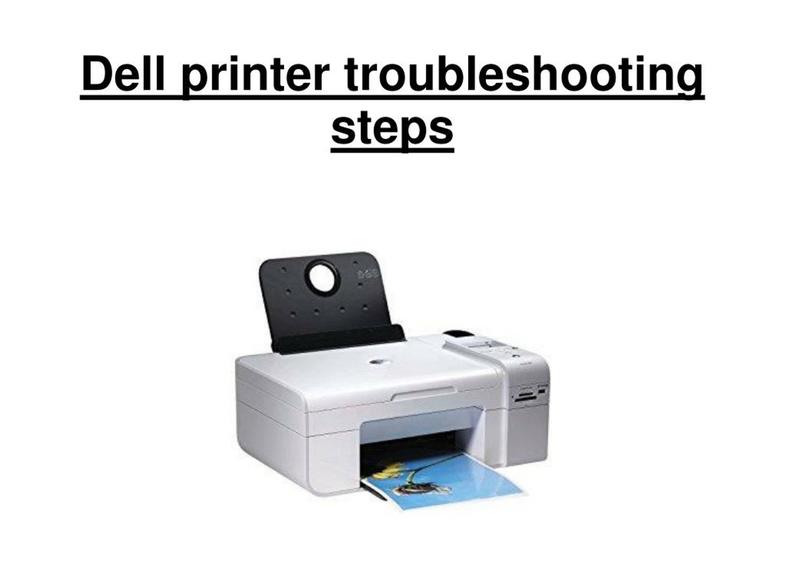 PPT - Dell printer troubleshooting steps. PowerPoint Presentation, free ...