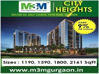 PPT - M3M city Hub @ 08447320000 A Project Crafted With Special ...