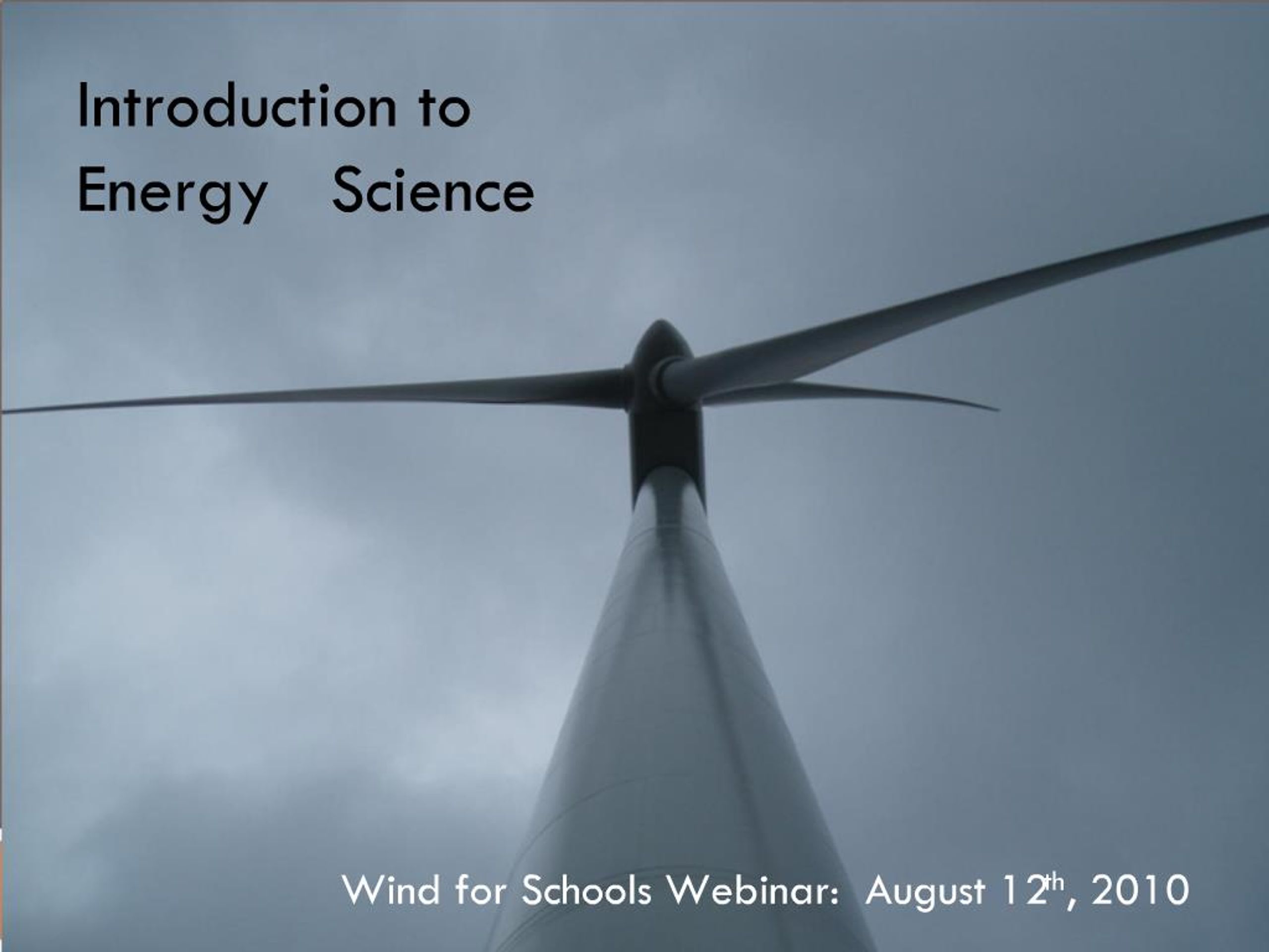 PPT - Introduction to Energy Science PowerPoint Presentation, free ...