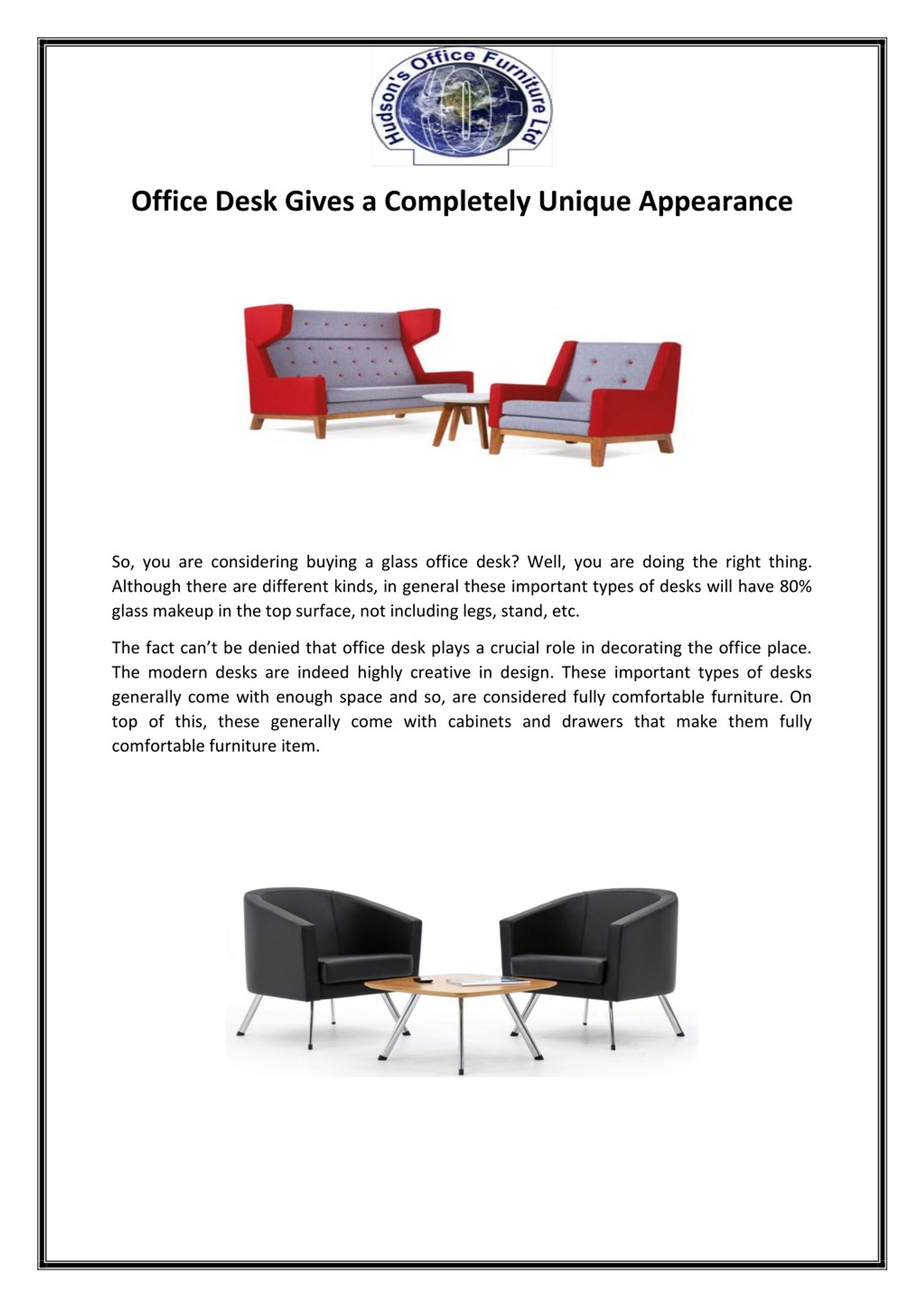 PPT - Office Desk Gives a Completely Unique Appearance PowerPoint ...