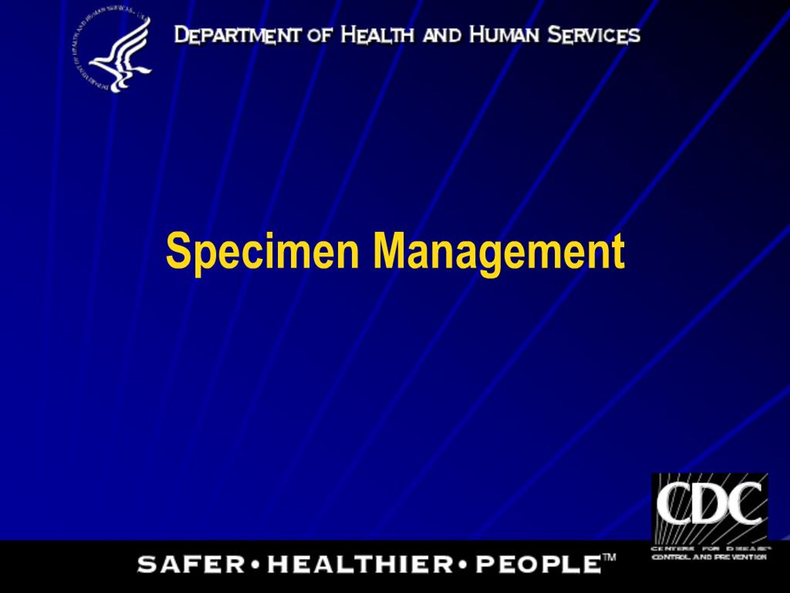 PPT - Specimen Management PowerPoint Presentation, free download - ID ...