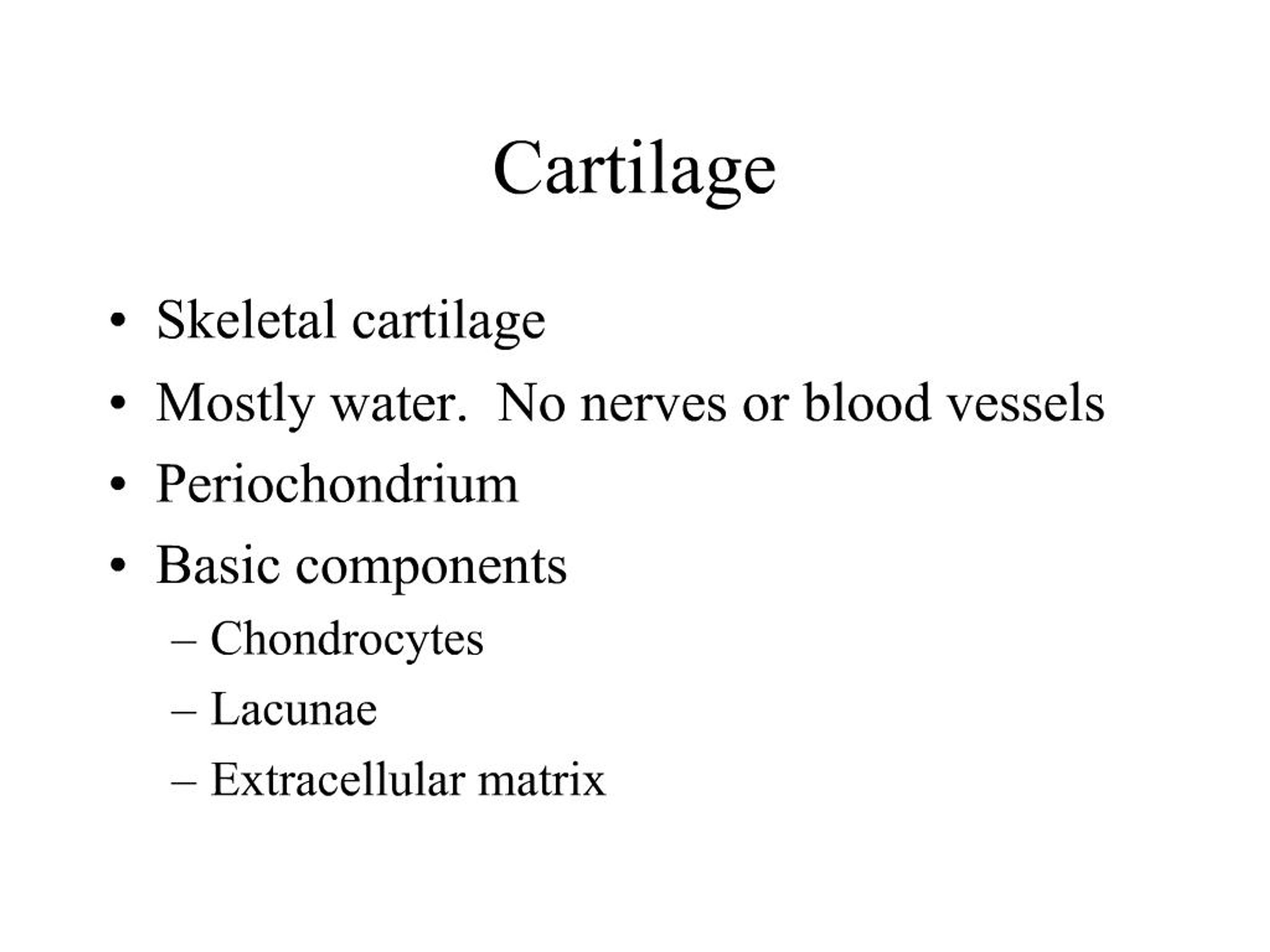 PPT - Cartilage PowerPoint Presentation, free download - ID:762545