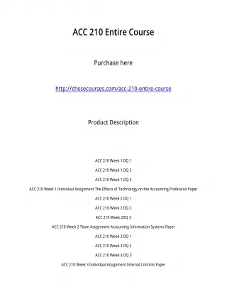 PPT - ACC 290 ENTIRE COURSE PowerPoint Presentation, free download - ID:7338140
