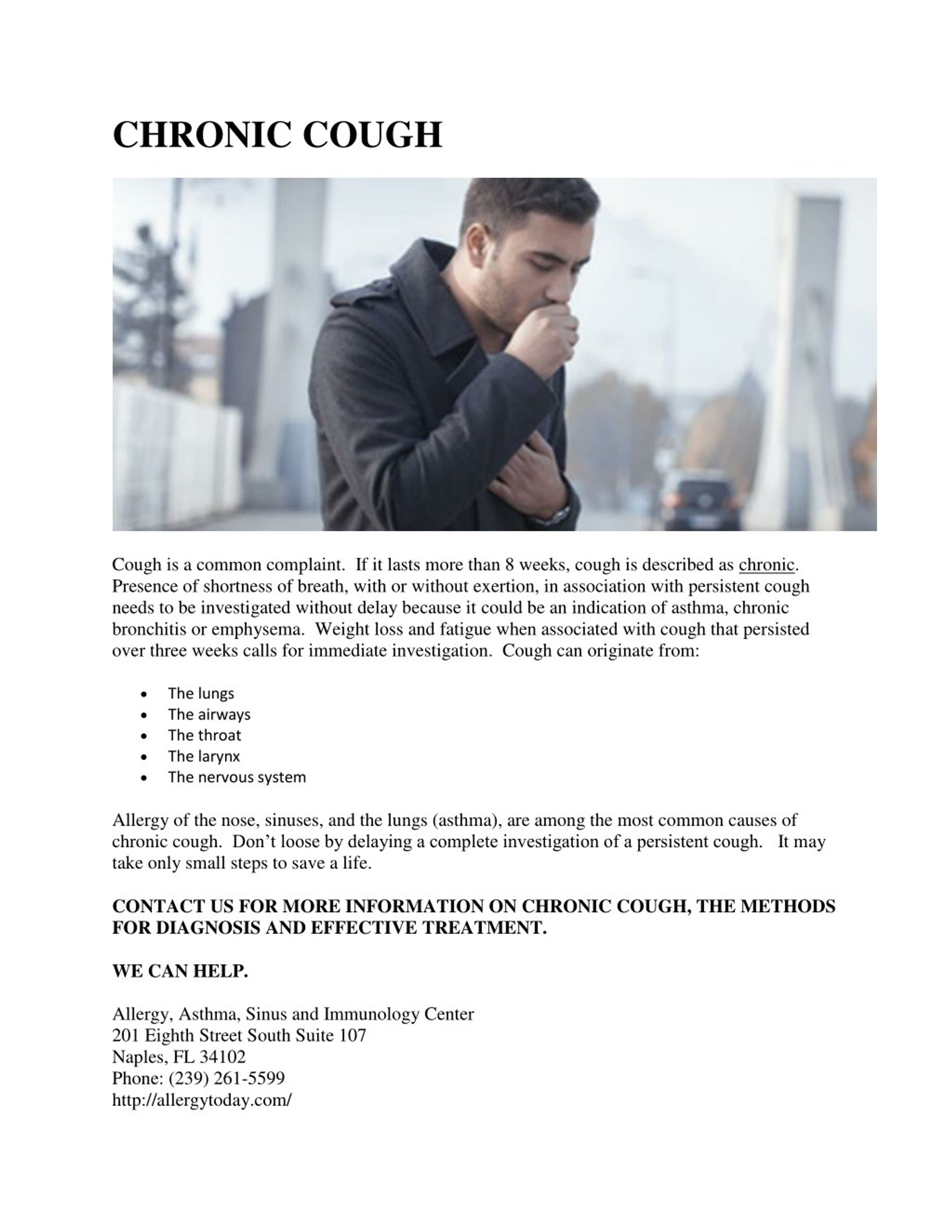PPT - CHRONIC COUGH PowerPoint Presentation, free download - ID:7627655