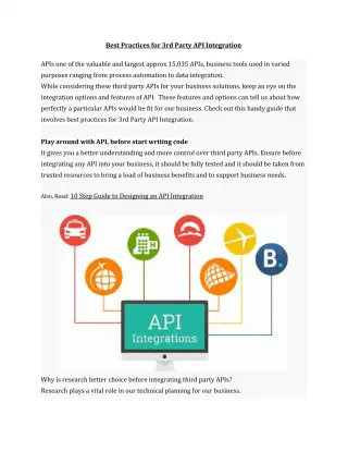 PPT - Third-Party API integration PowerPoint Presentation, free download - ID:10932695