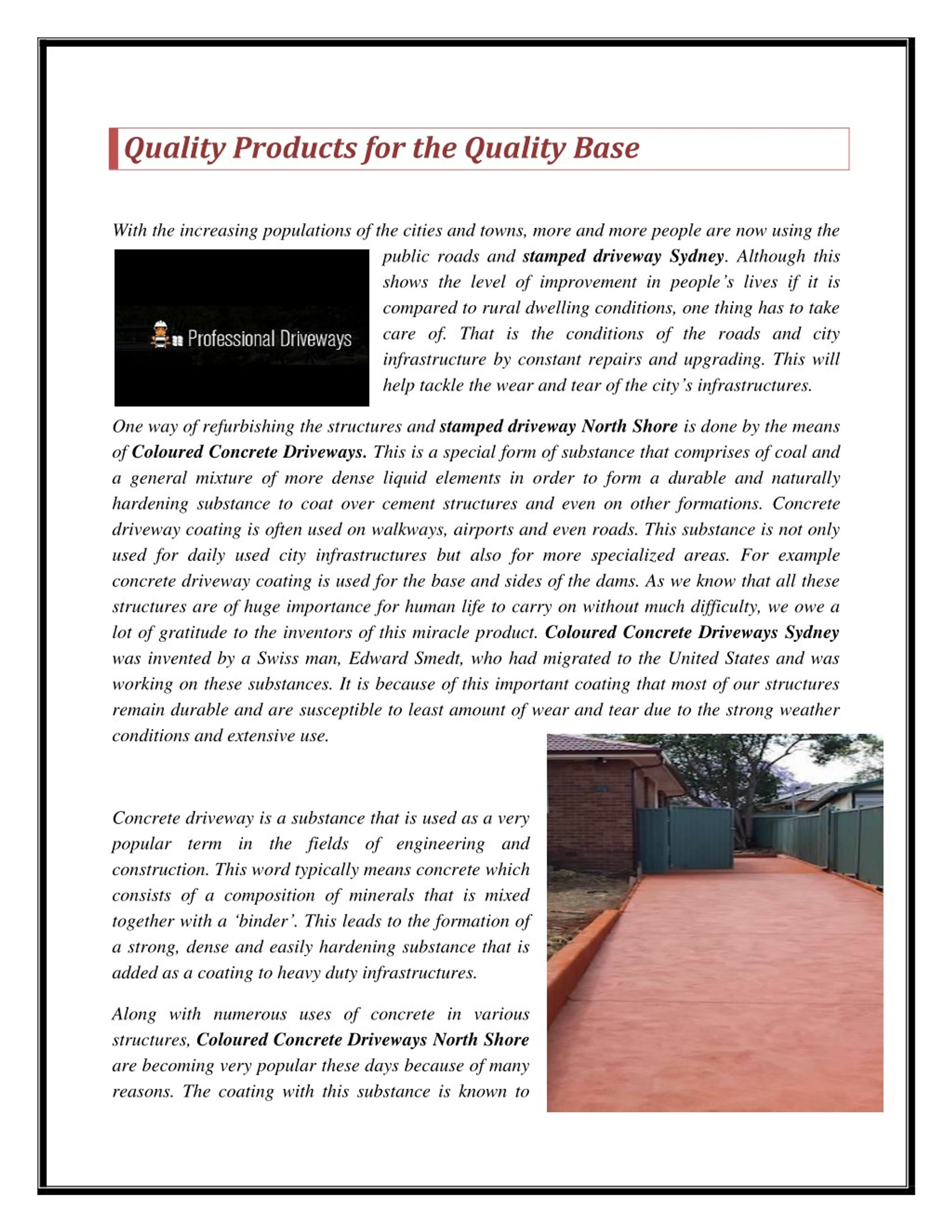 PPT - Quality Products for the Quality Base PowerPoint Presentation ...
