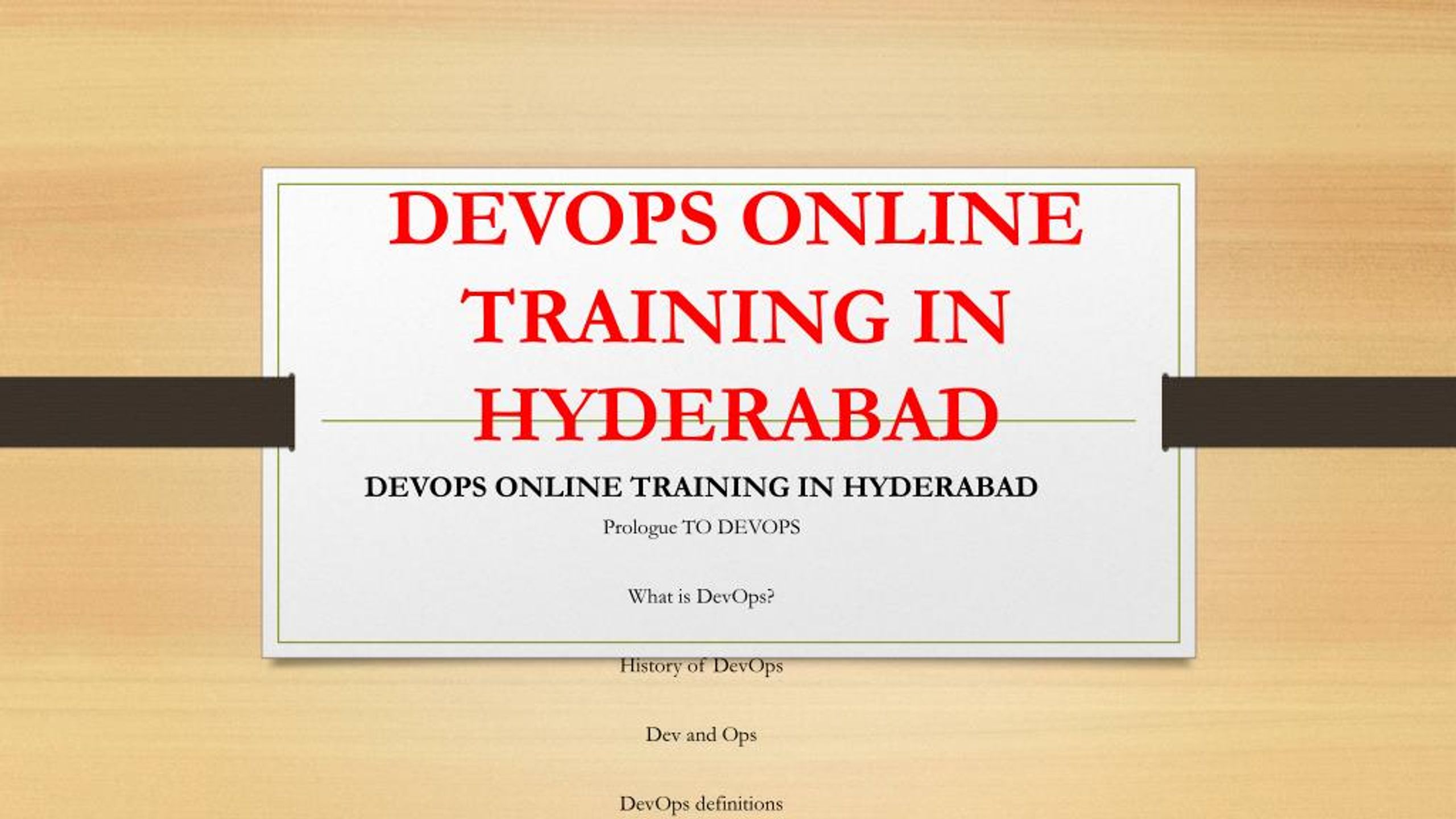 PPT - Devops Online Training Hyderabad PowerPoint Presentation, free ...
