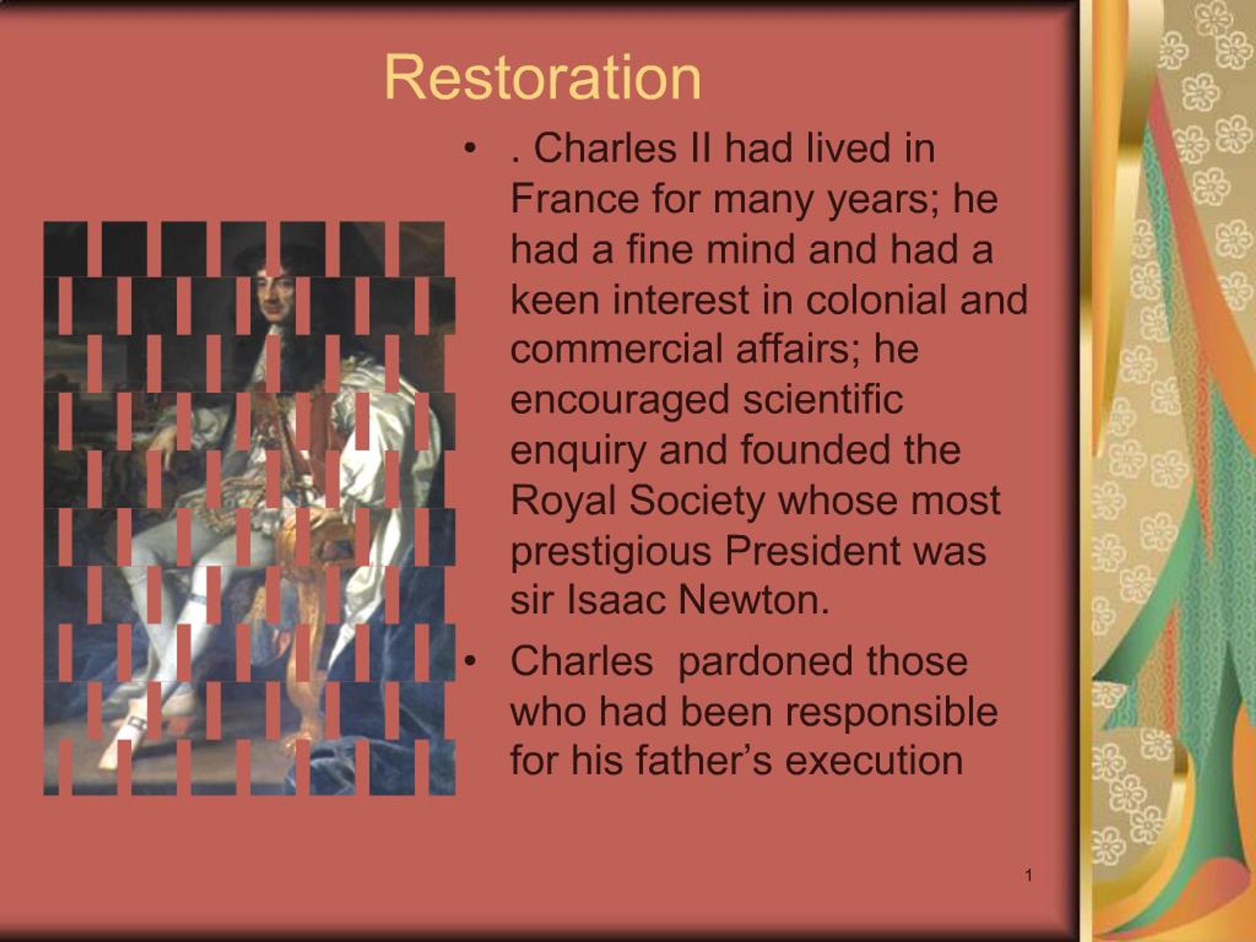 PPT - Restoration PowerPoint Presentation, free download - ID:764293