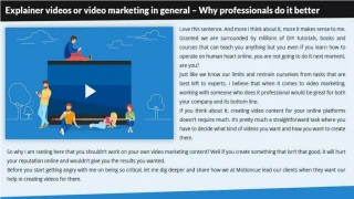 PPT - Explainer videos PowerPoint Presentation, free download - ID:7686750