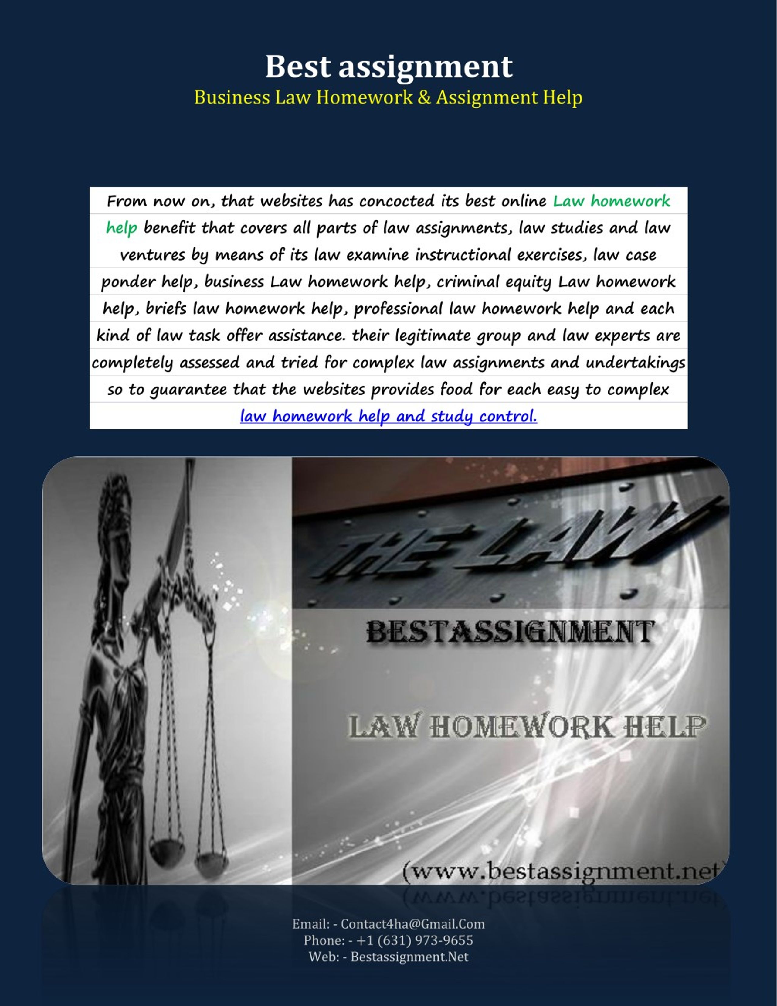PPT - Law Assignment Help | Law Homework Help | Law Assignment ...