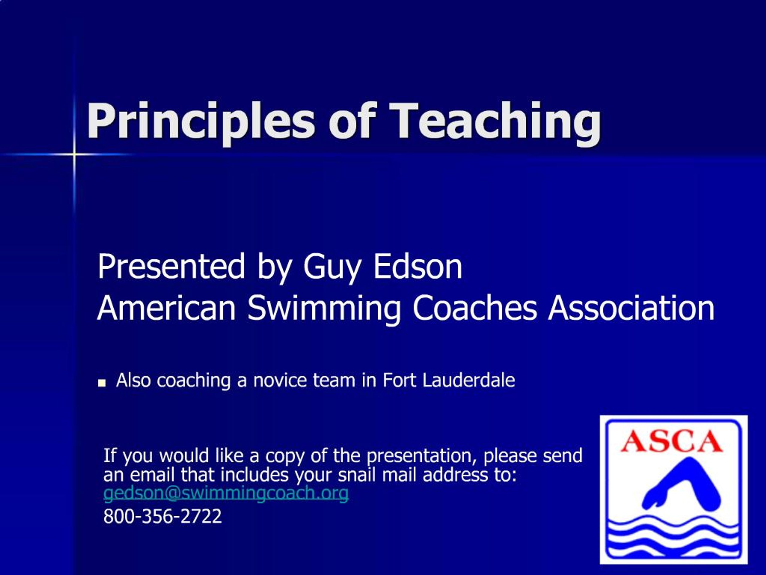 PPT - Principles of Teaching PowerPoint Presentation, free download ...
