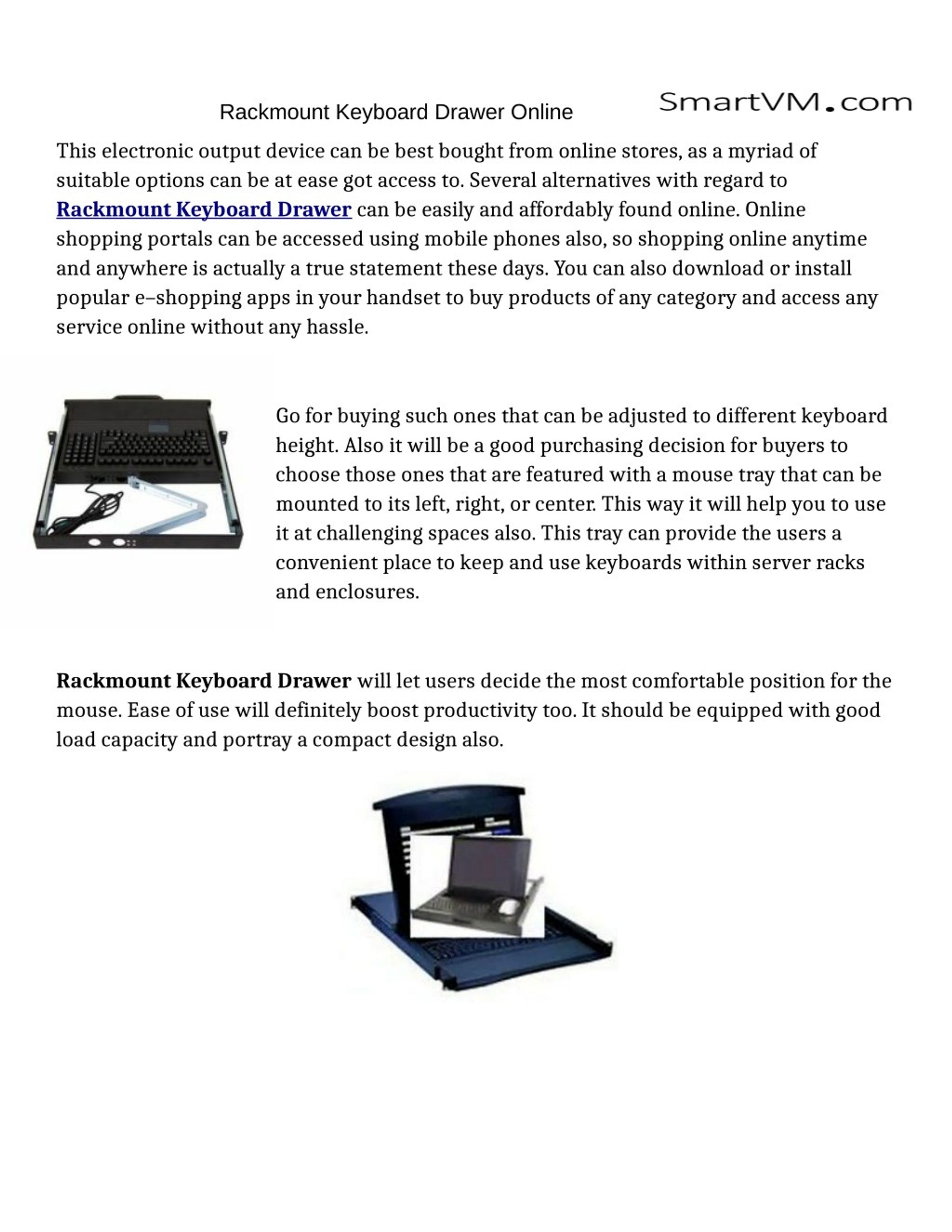 PPT - Rackmount Keyboard Drawer Online PowerPoint Presentation, free ...