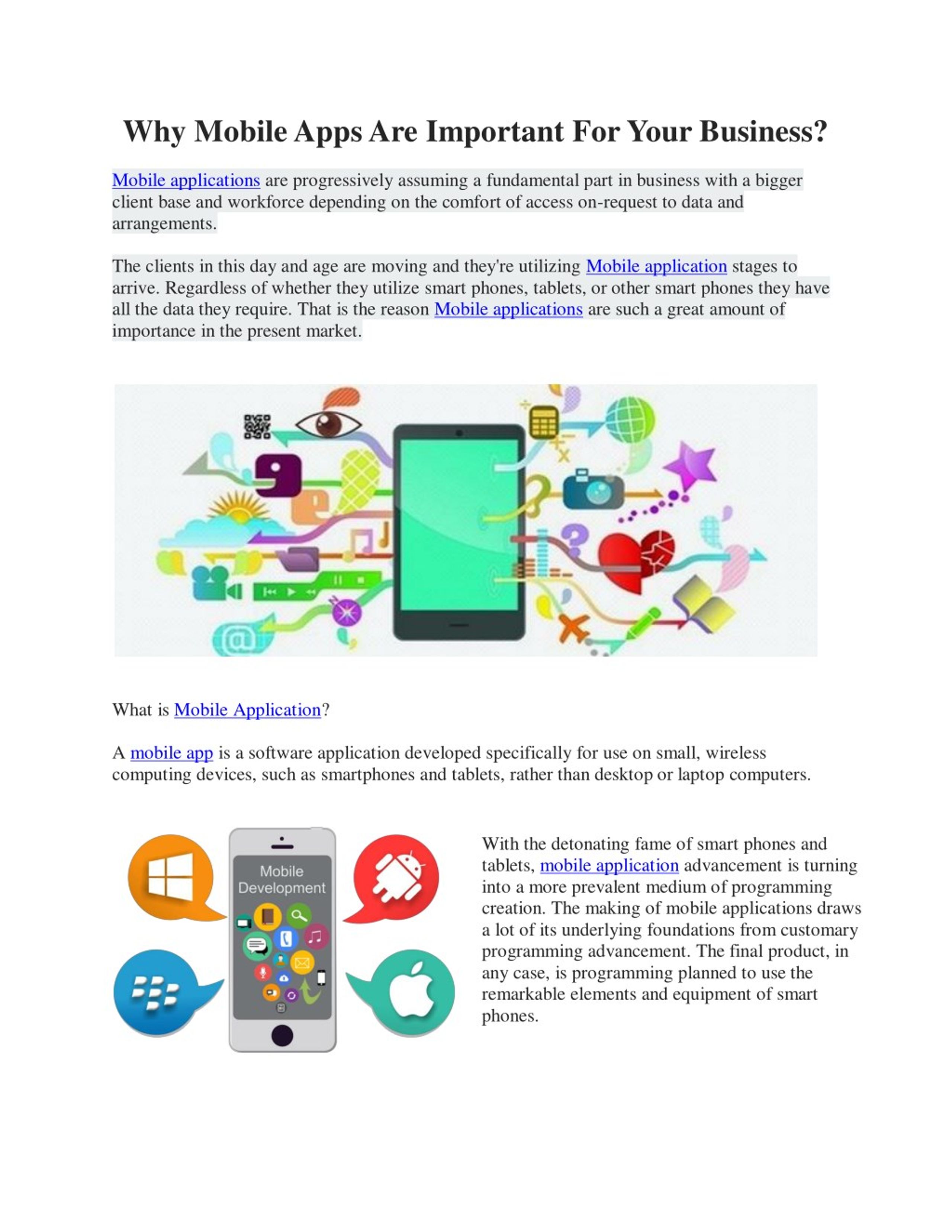 PPT - Why Mobile Apps Are Important For Your Business? PowerPoint ...