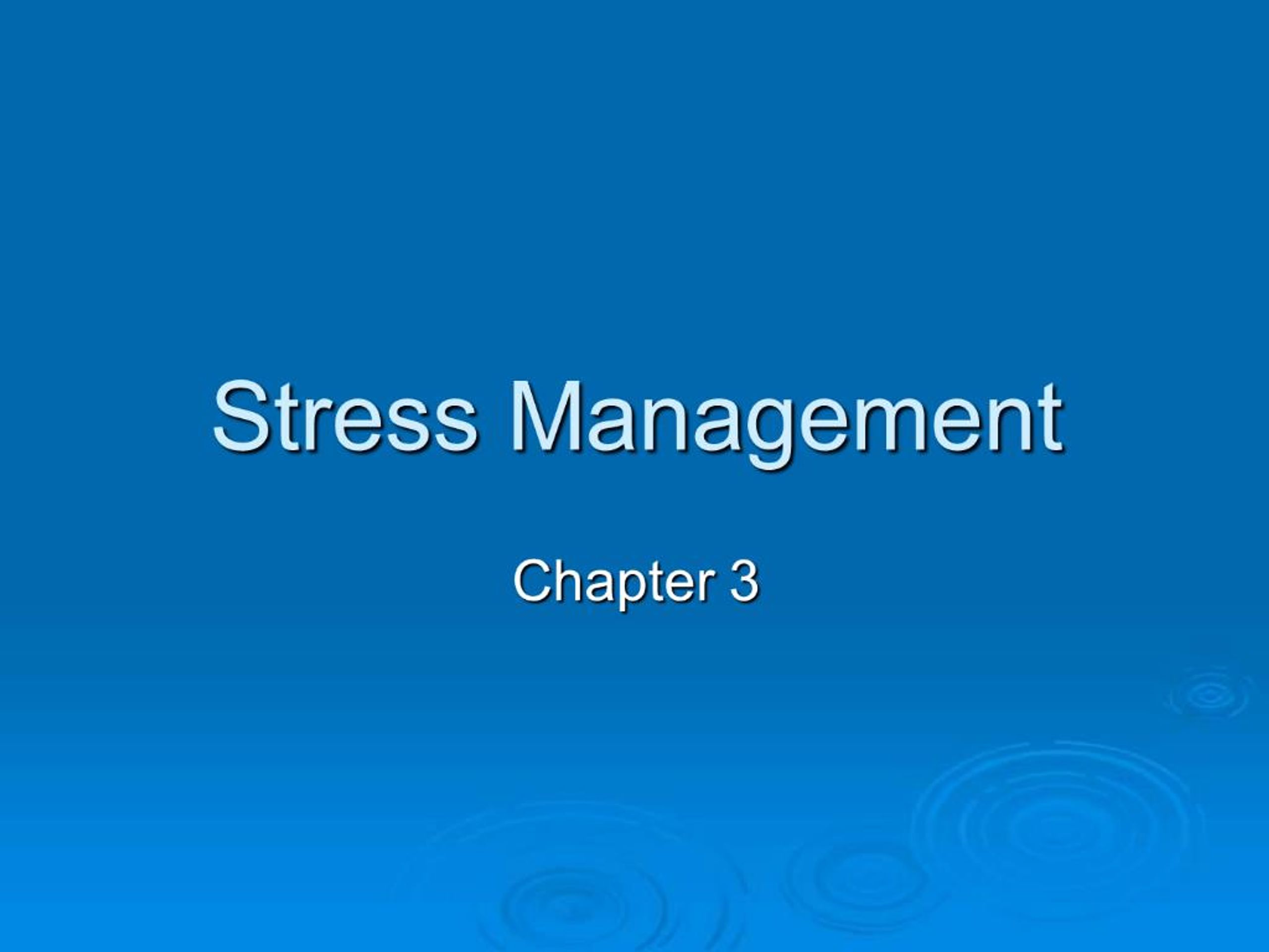 PPT - Understanding Stress: Types, Responses, and Management Techniques ...