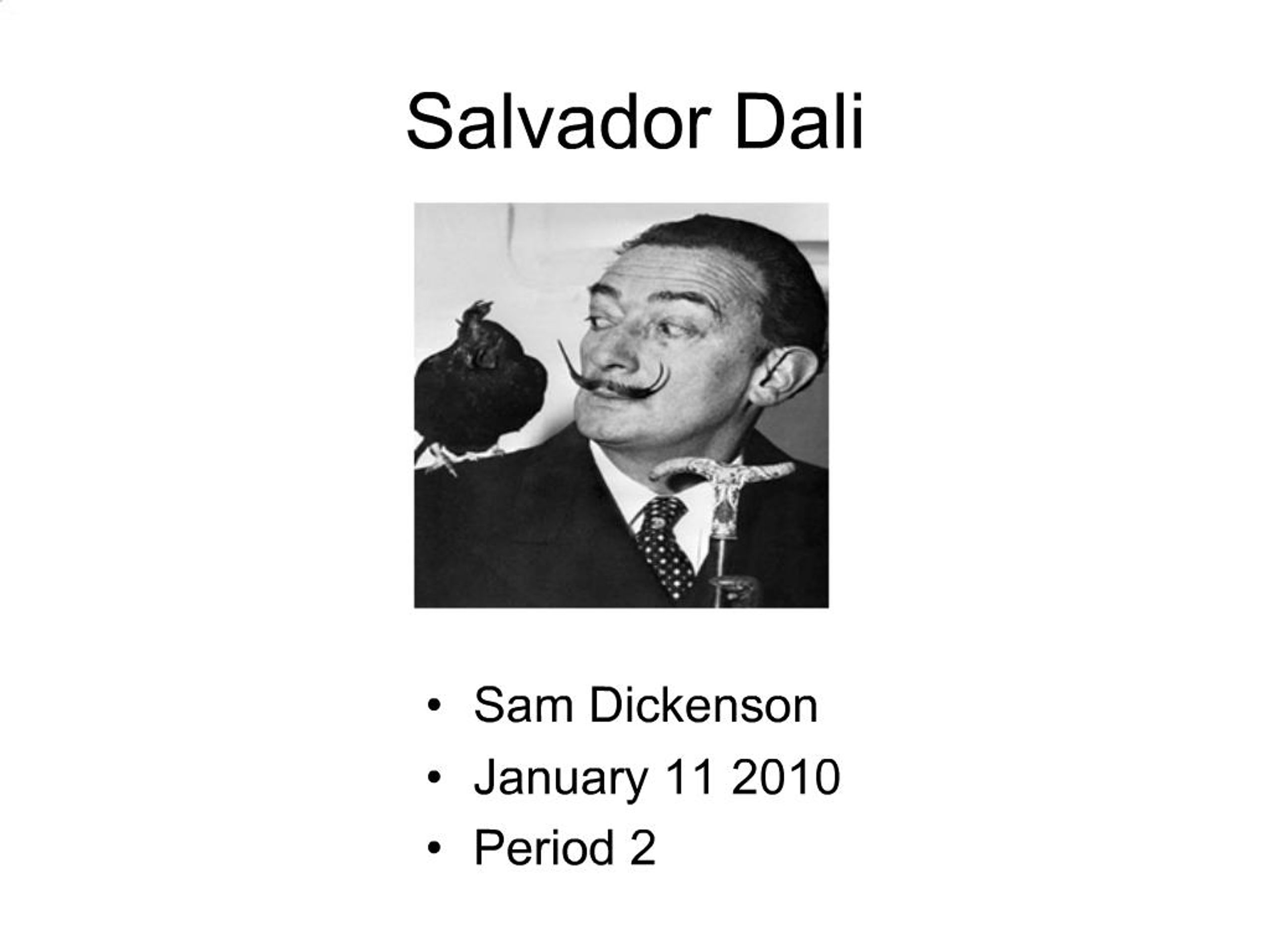 PPT - Salvador Dali PowerPoint Presentation, free download - ID:767207