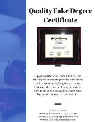 PPT - Fake Degree Certificate PowerPoint Presentation, free download ...
