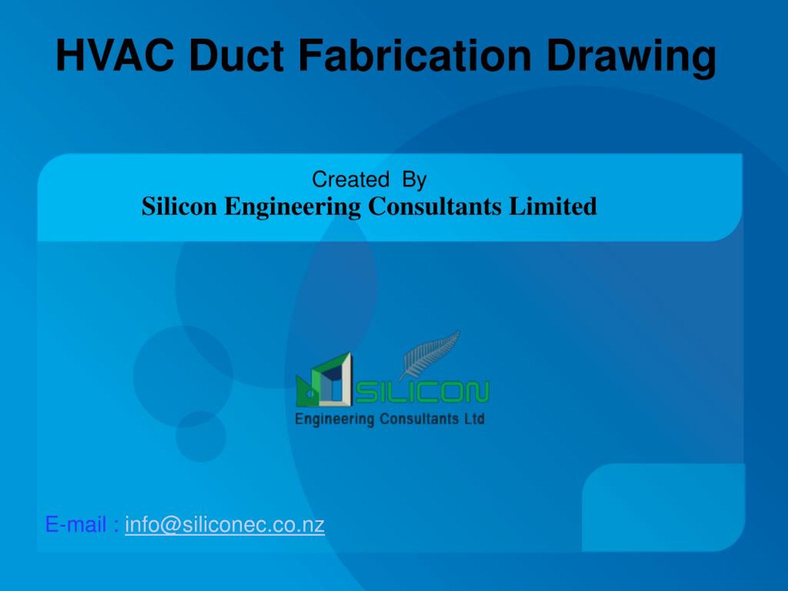 PPT - Hvac duct fabrication drawing Services New Zealand PowerPoint ...