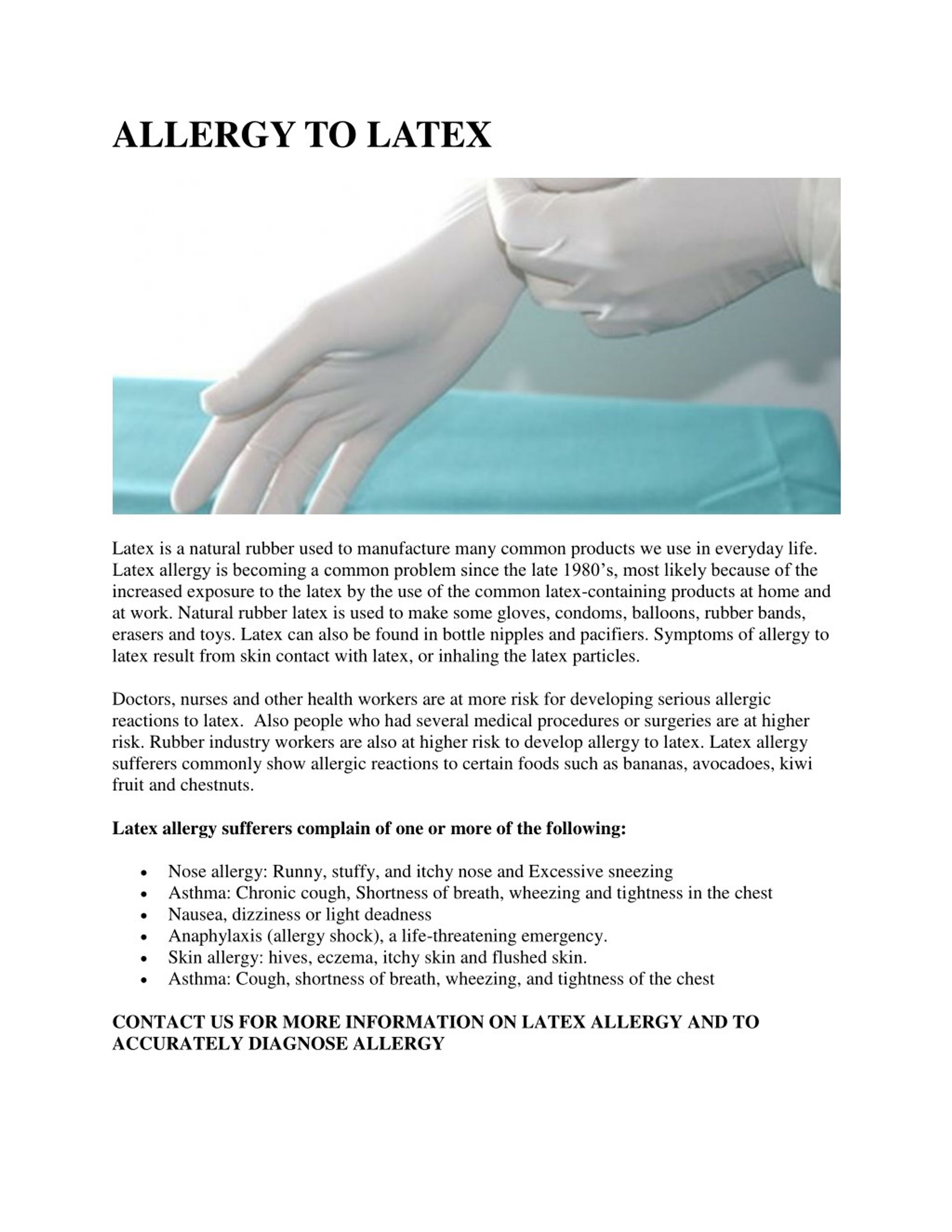 PPT - ALLERGY TO LATEX PowerPoint Presentation, free download - ID:7684154