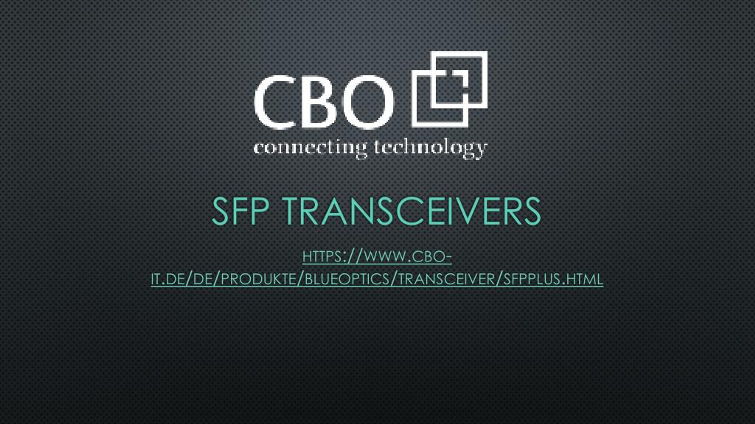 PPT - SFP Transceivers PowerPoint Presentation, free download - ID:7684420
