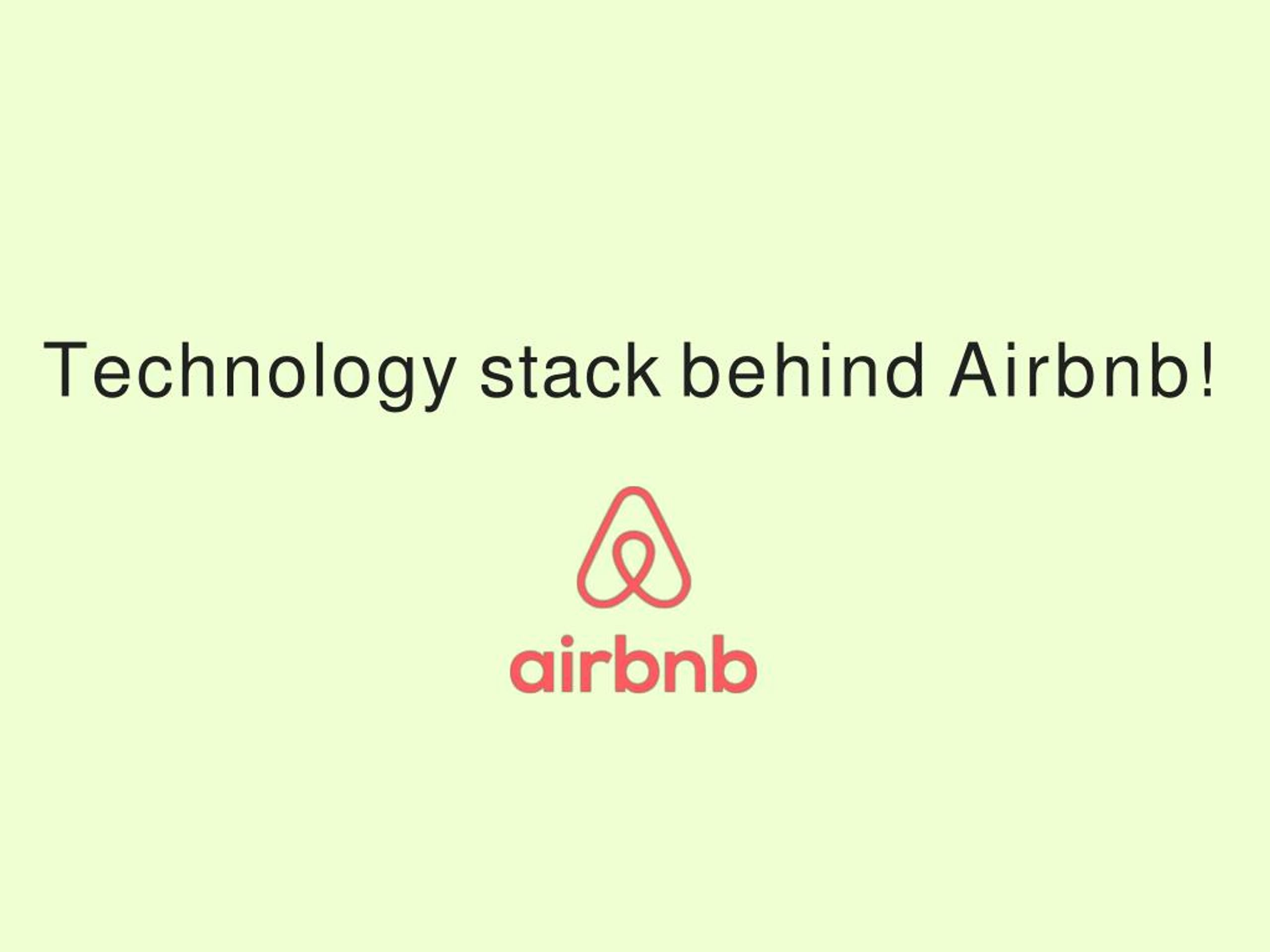 PPT - Technology stack behind the Airbnb business & revenue model ...
