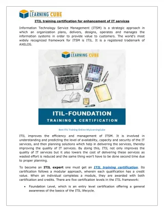 PPT - An overview of ITIL Certification PowerPoint Presentation, free ...