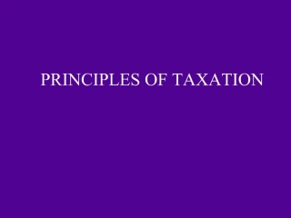 PPT - Elements of Taxation PowerPoint Presentation, free download - ID ...