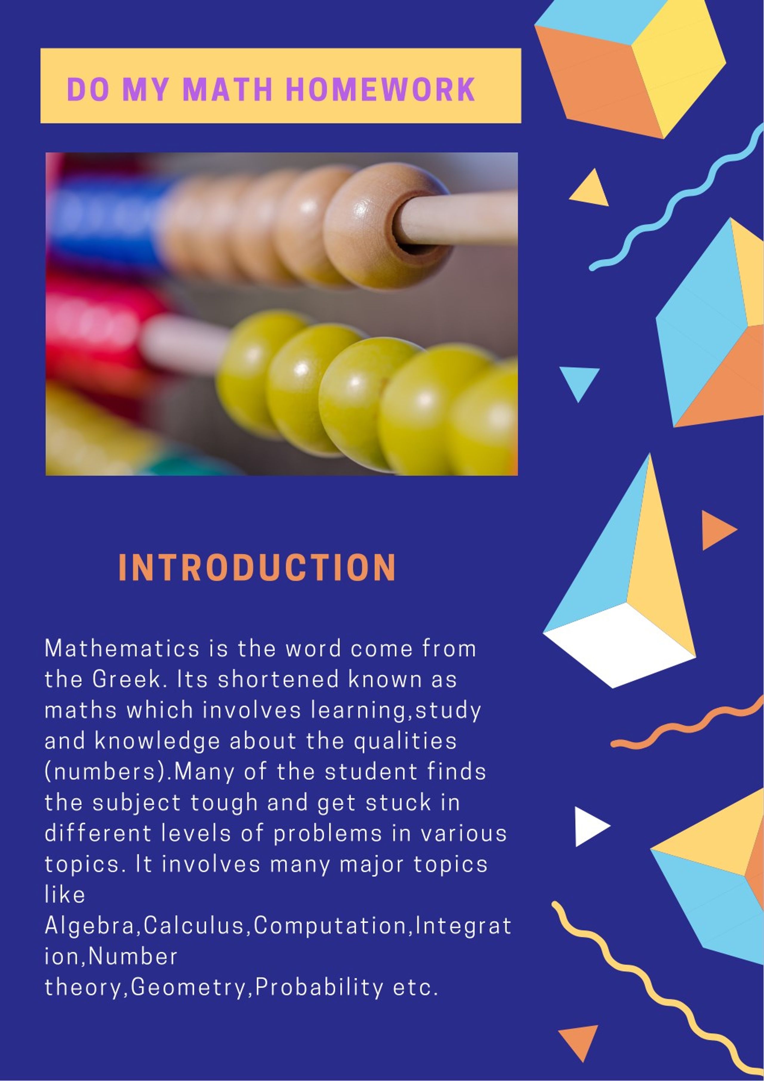 PPT - Do my math homework PowerPoint Presentation, free download - ID ...