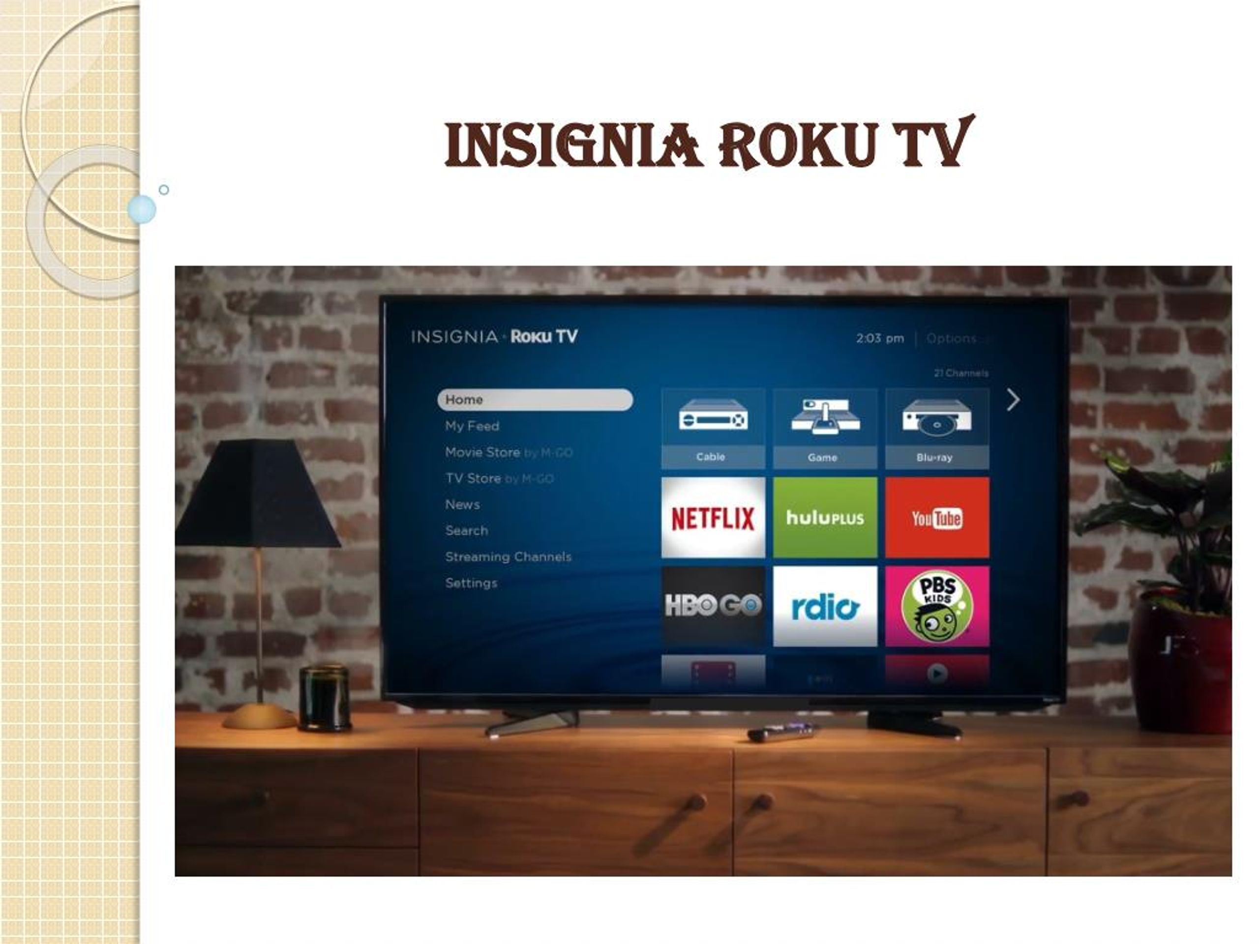 PPT - Insignia Roku TV PowerPoint Presentation, free download - ID:7729747