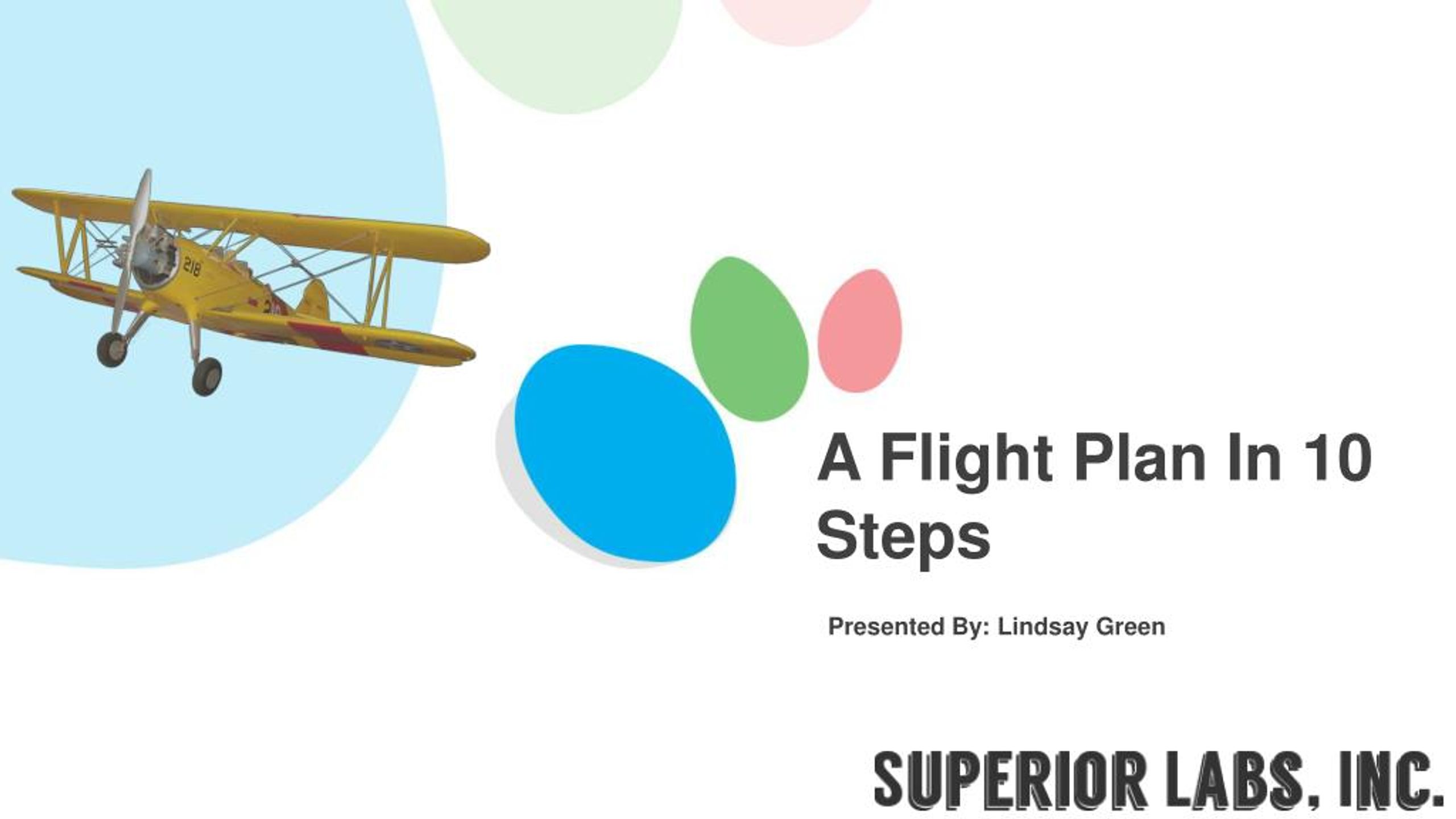 PPT - A Flight Plan In 10 Steps PowerPoint Presentation, free download ...