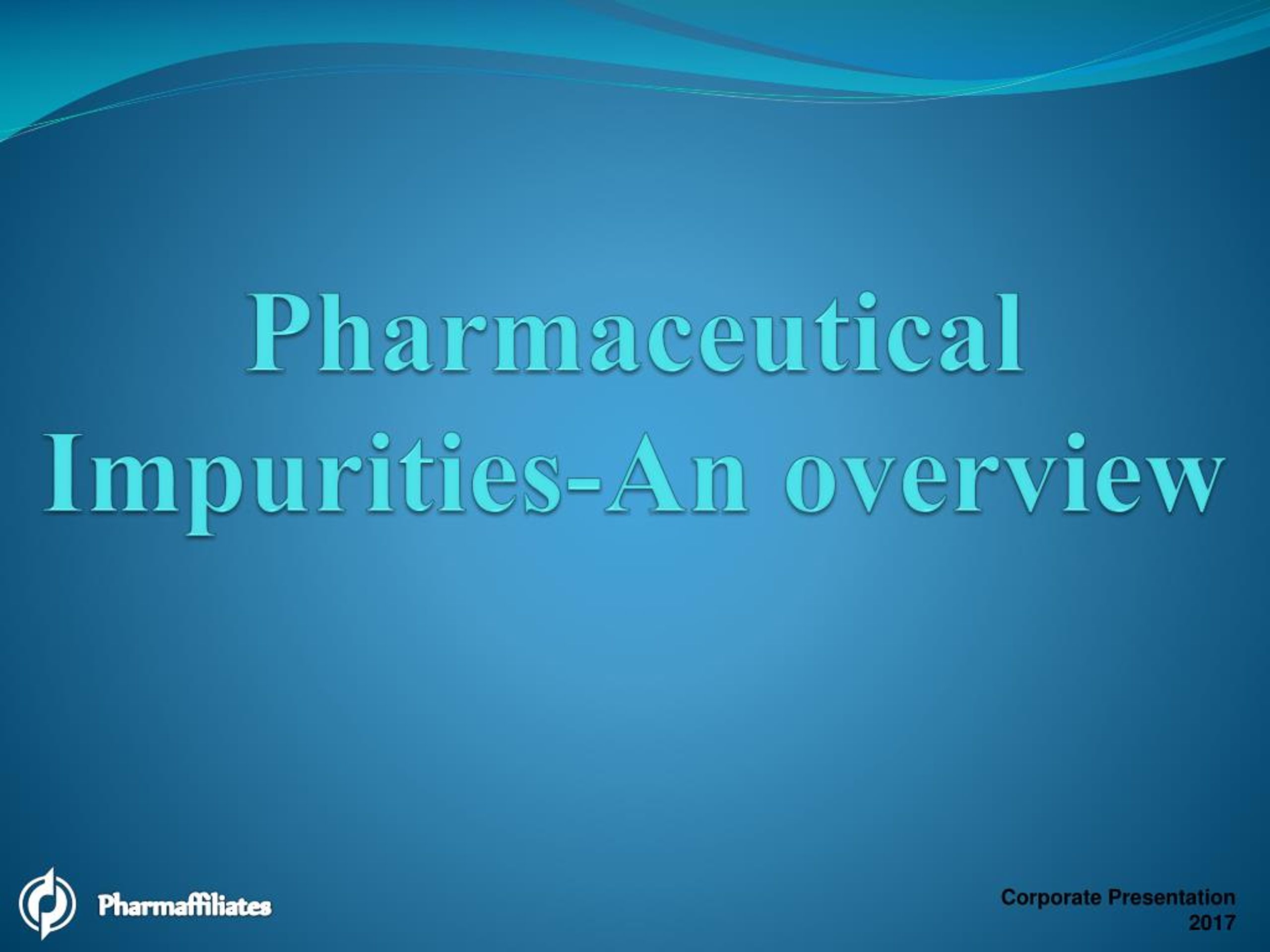 PPT - Pharmaceutical Source of Impurities - An overview PowerPoint ...