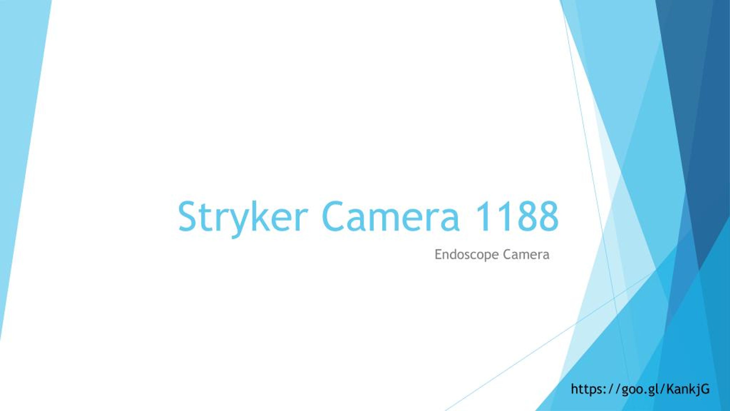 PPT - About stryker 1288 HD camera - Meridian medical PowerPoint ...