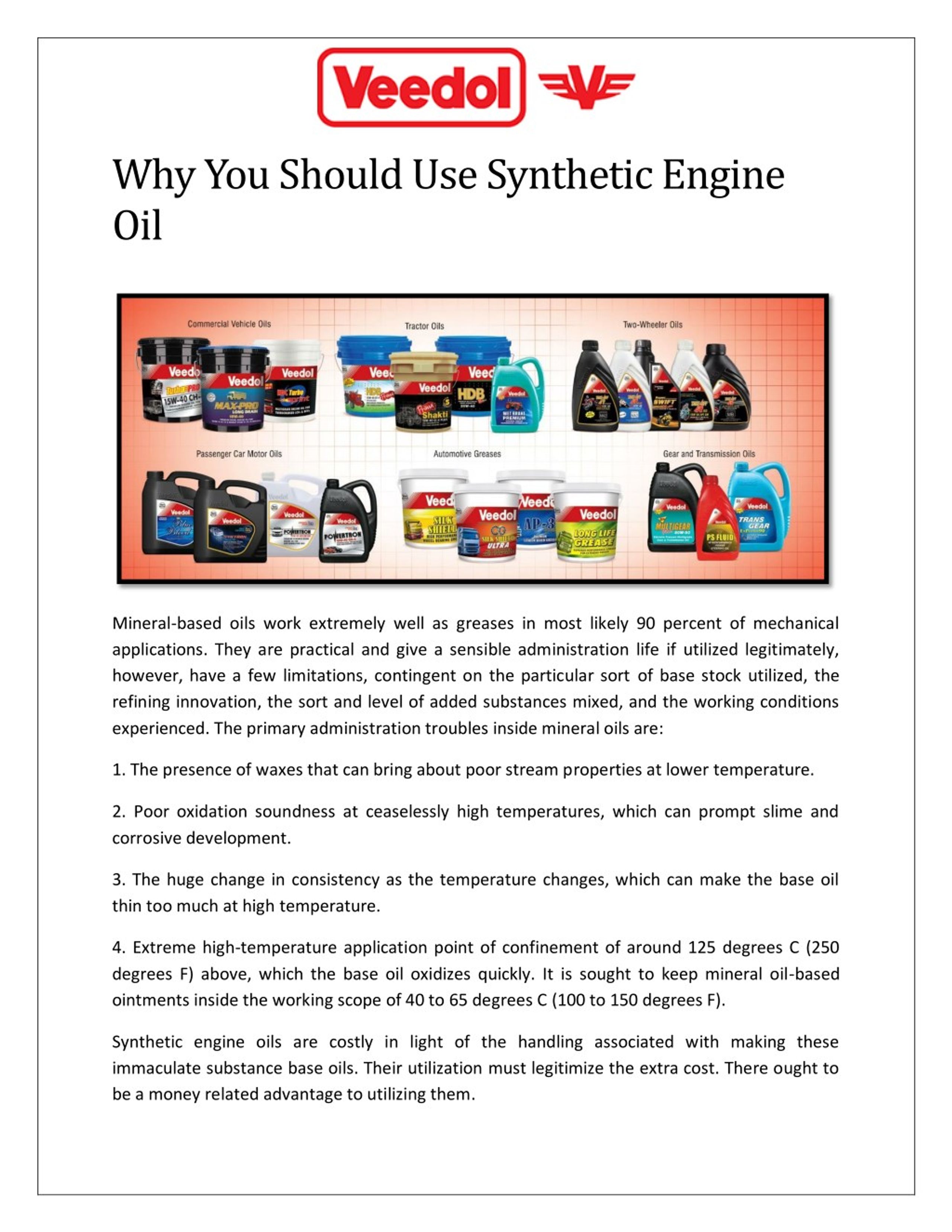 PPT - Why You Should Use Synthetic Engine Oil PowerPoint Presentation ...
