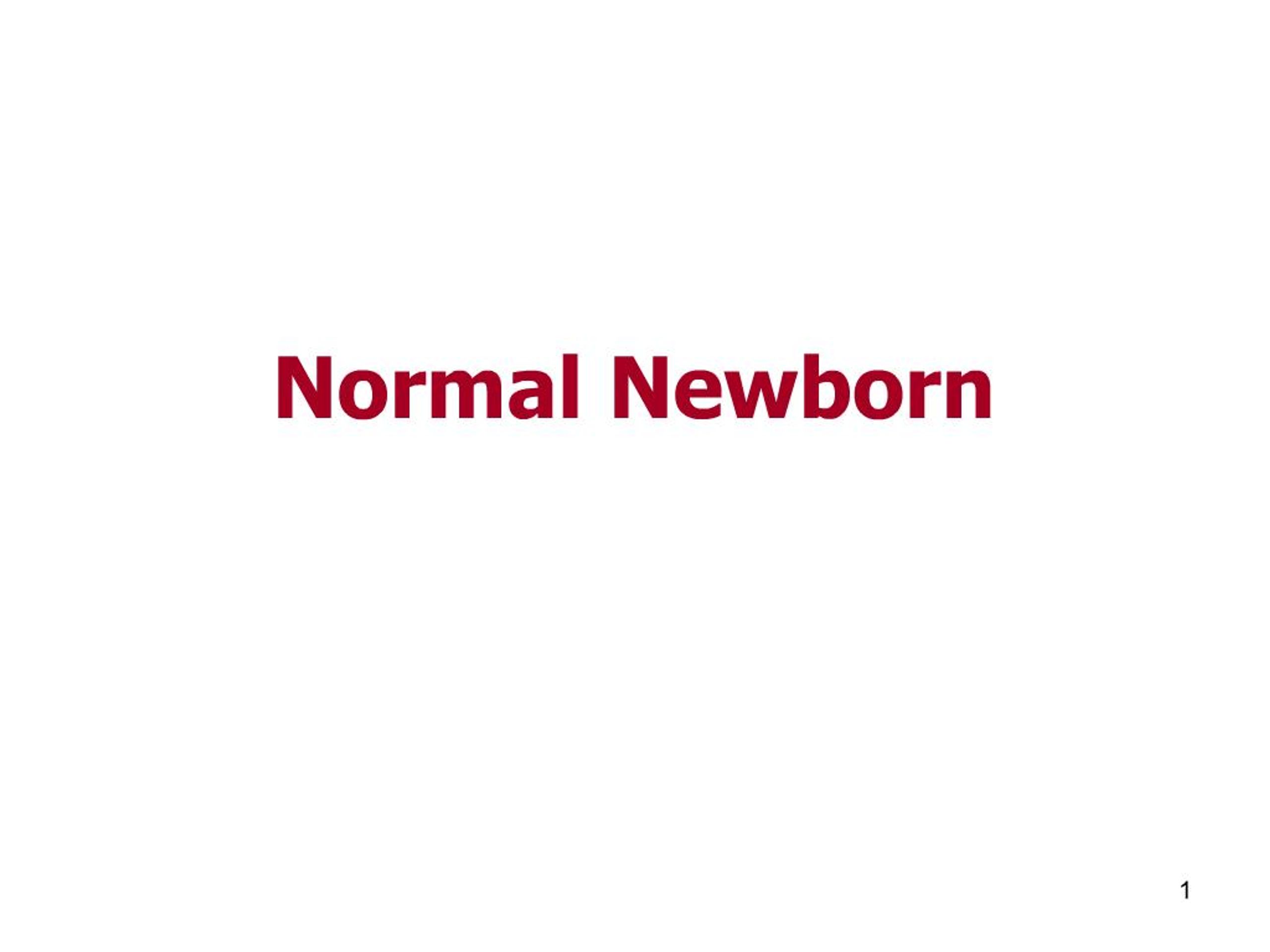 PPT - Normal Newborn PowerPoint Presentation, free download - ID:775168