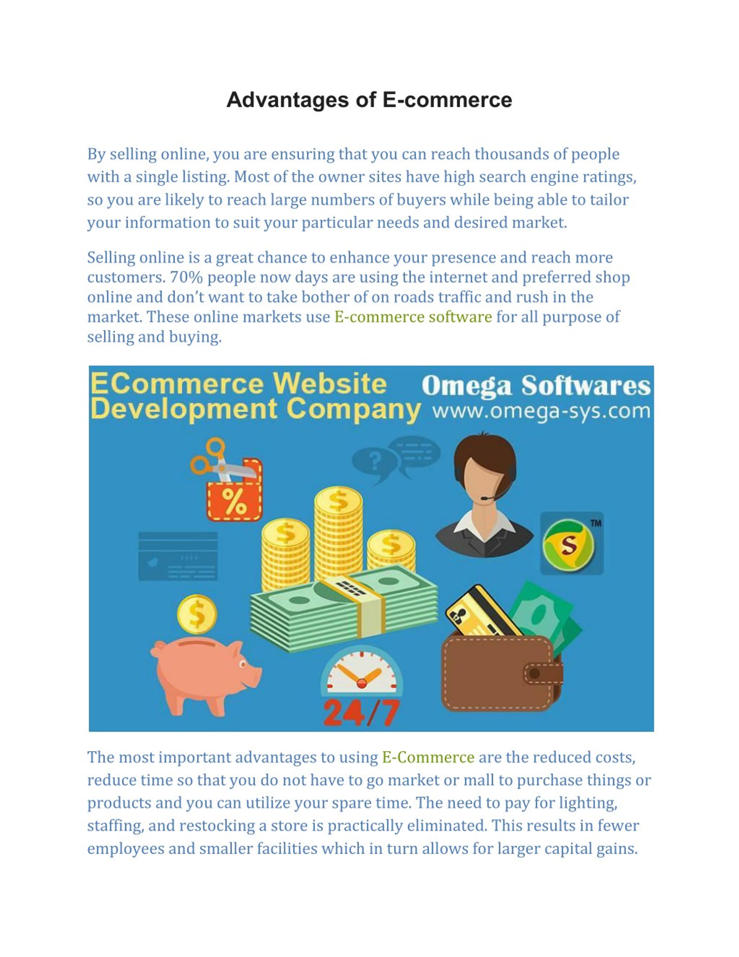 PPT - Advantages of E-commerce PowerPoint Presentation, free download ...