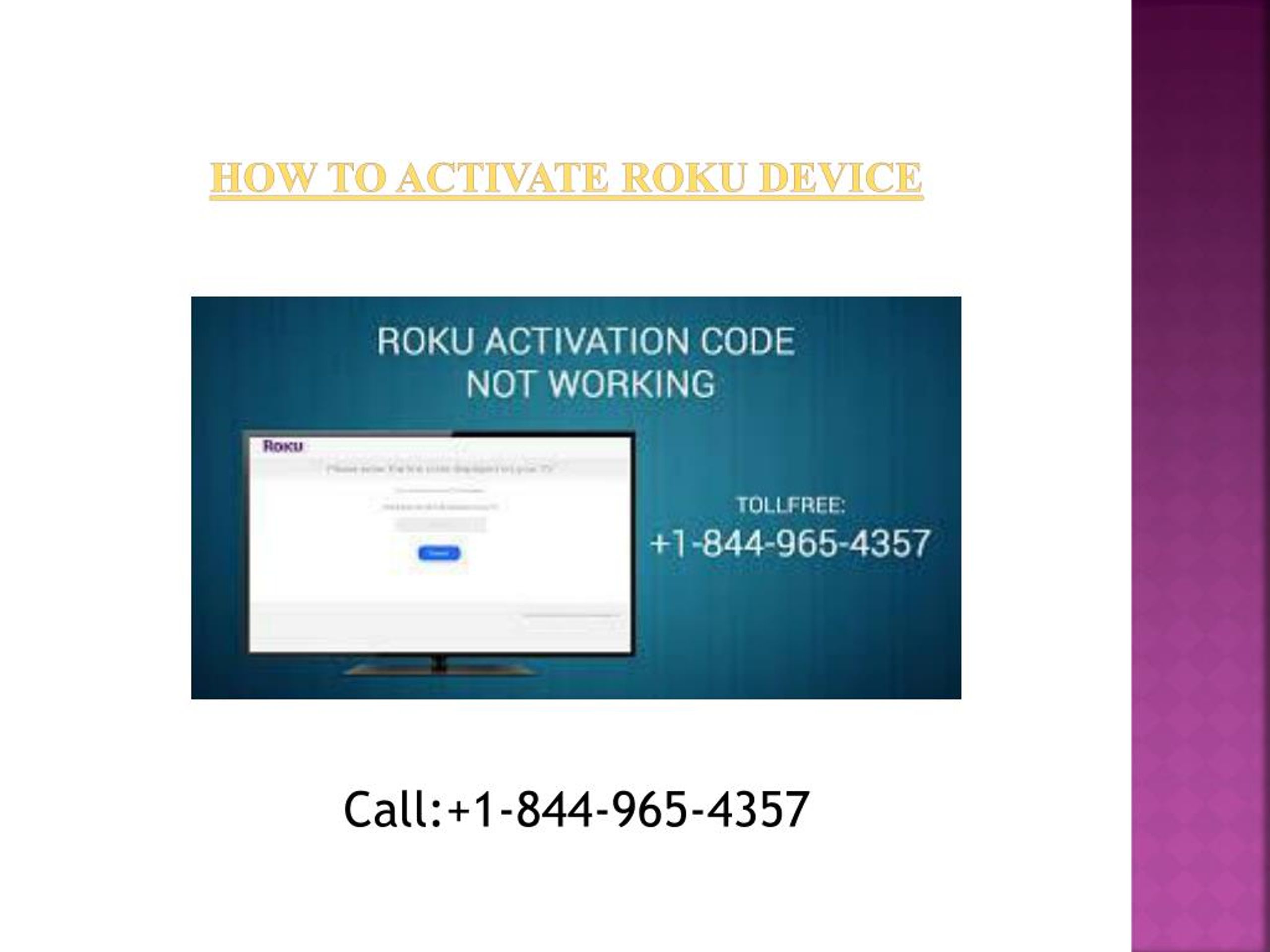 PPT - How To Activate Roku streaming Device? PowerPoint Presentation ...