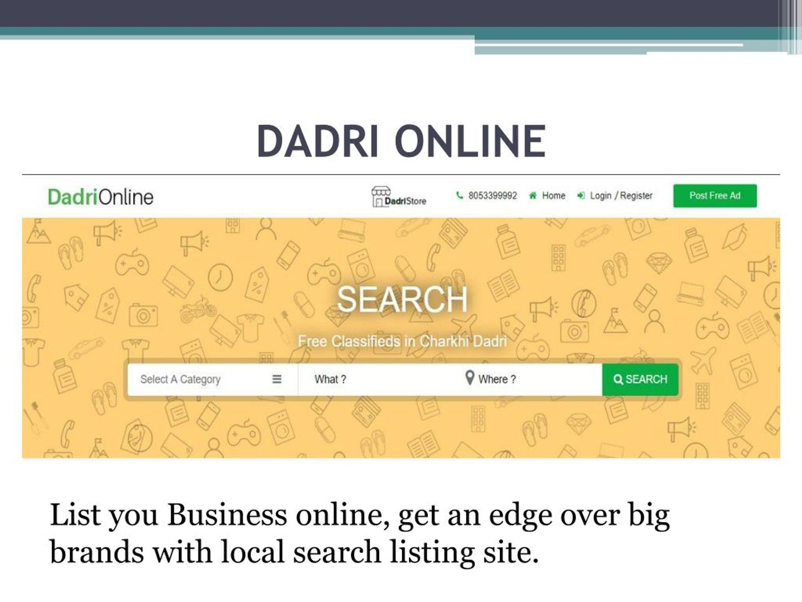 PPT - Dadri Online PowerPoint Presentation, free download - ID:7766783